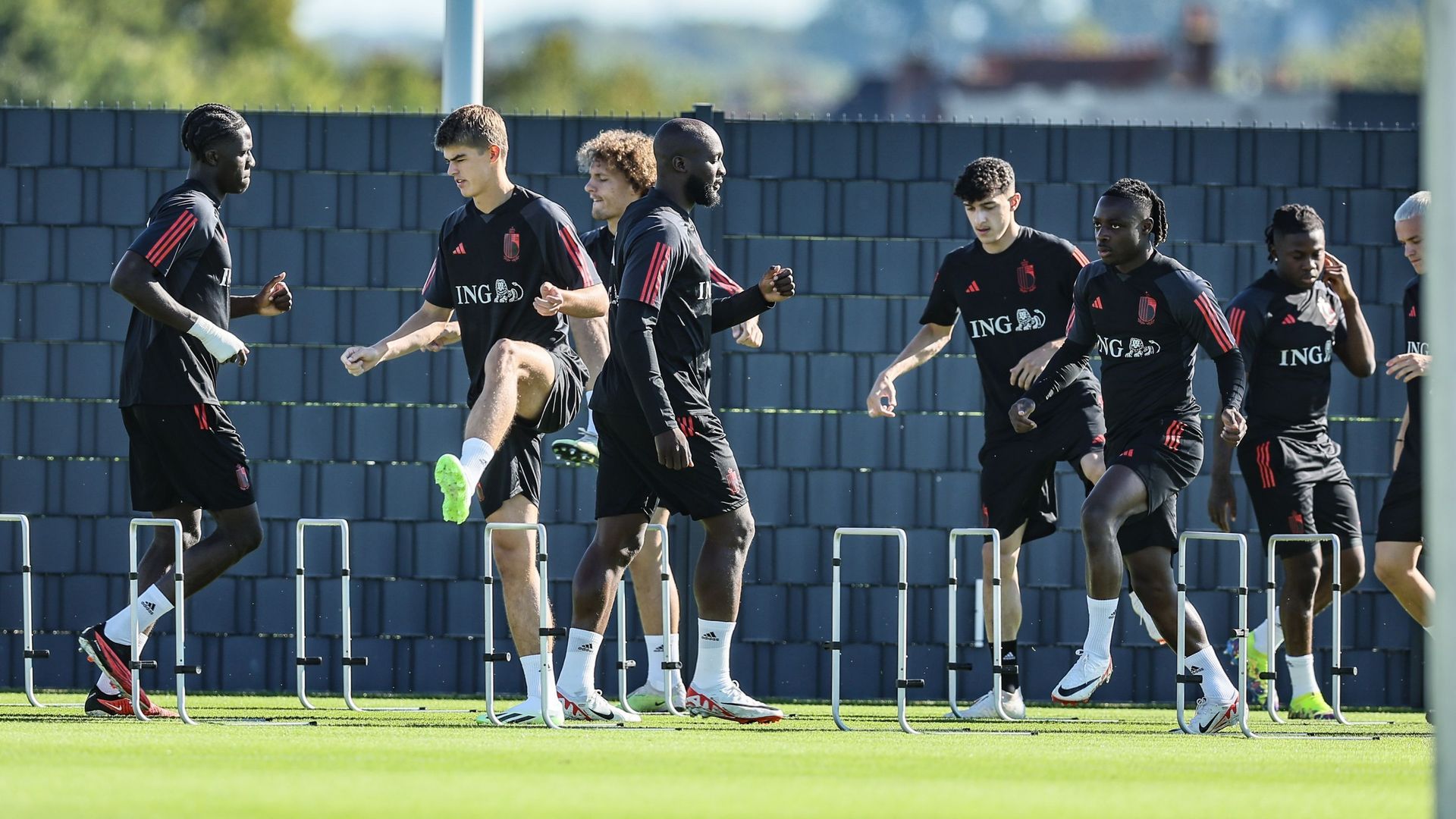 Diables Rouges : 24 joueurs à l'entrainement, un absent et un invité ...