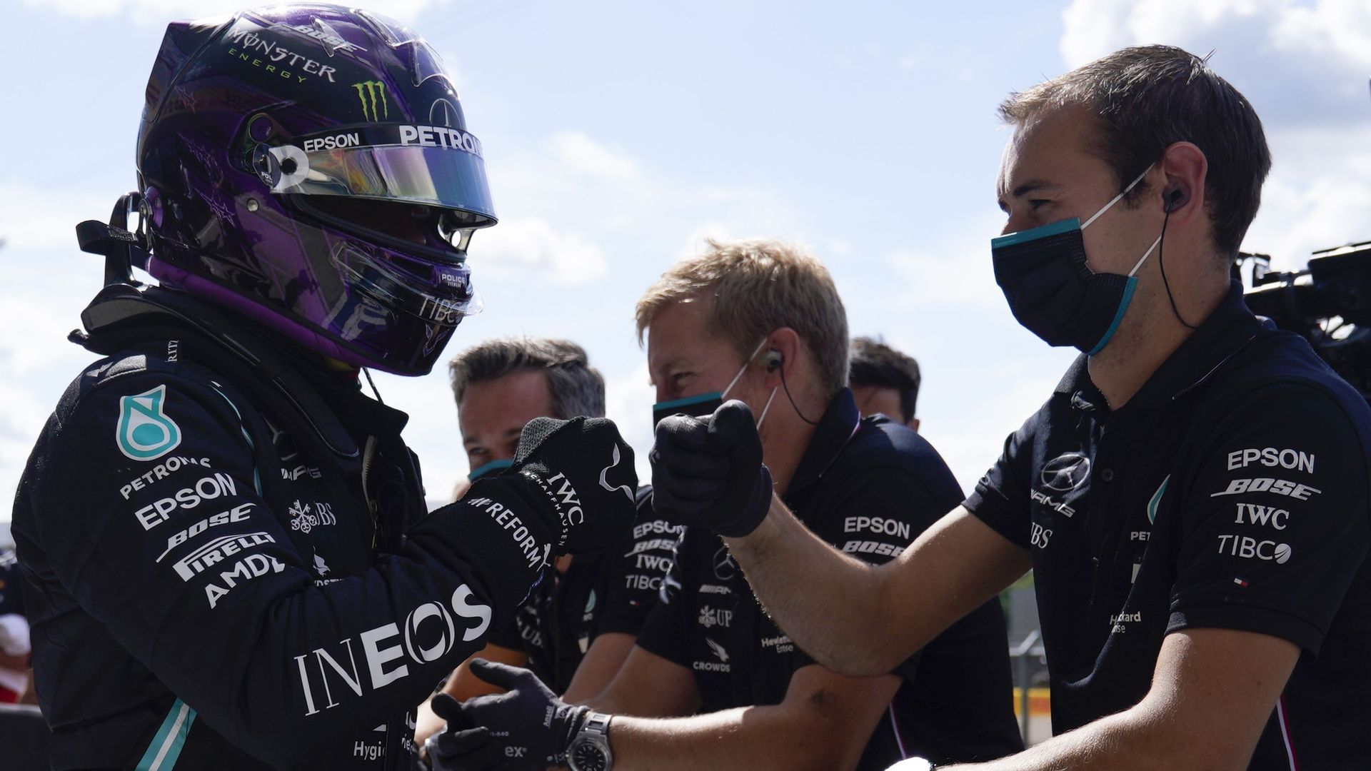 Hamilton : 'Une performance incroyable sur une des plus belles pistes'