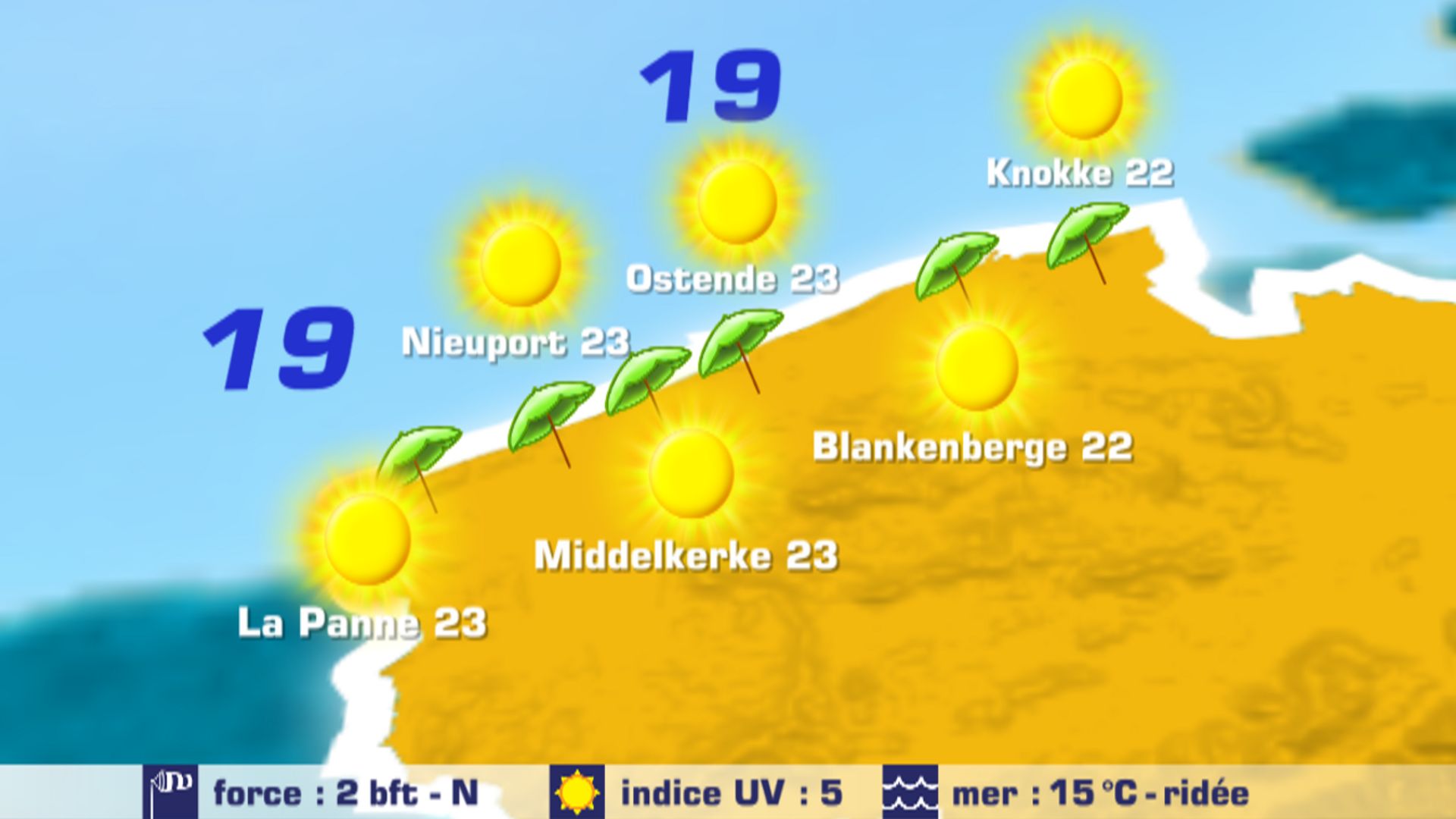 Météo: temps ensoleillé et températures estivales mais pas trop chaudes ...