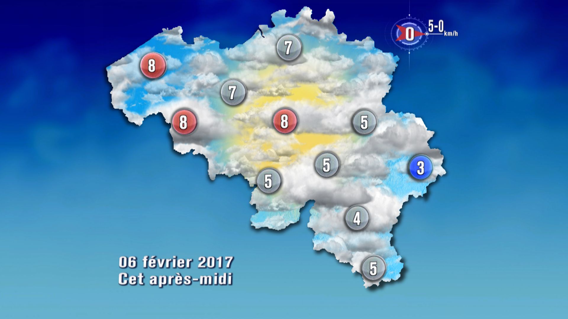 Météo: un temps sec mais un ciel bien nuageux en ce début de semaine ...