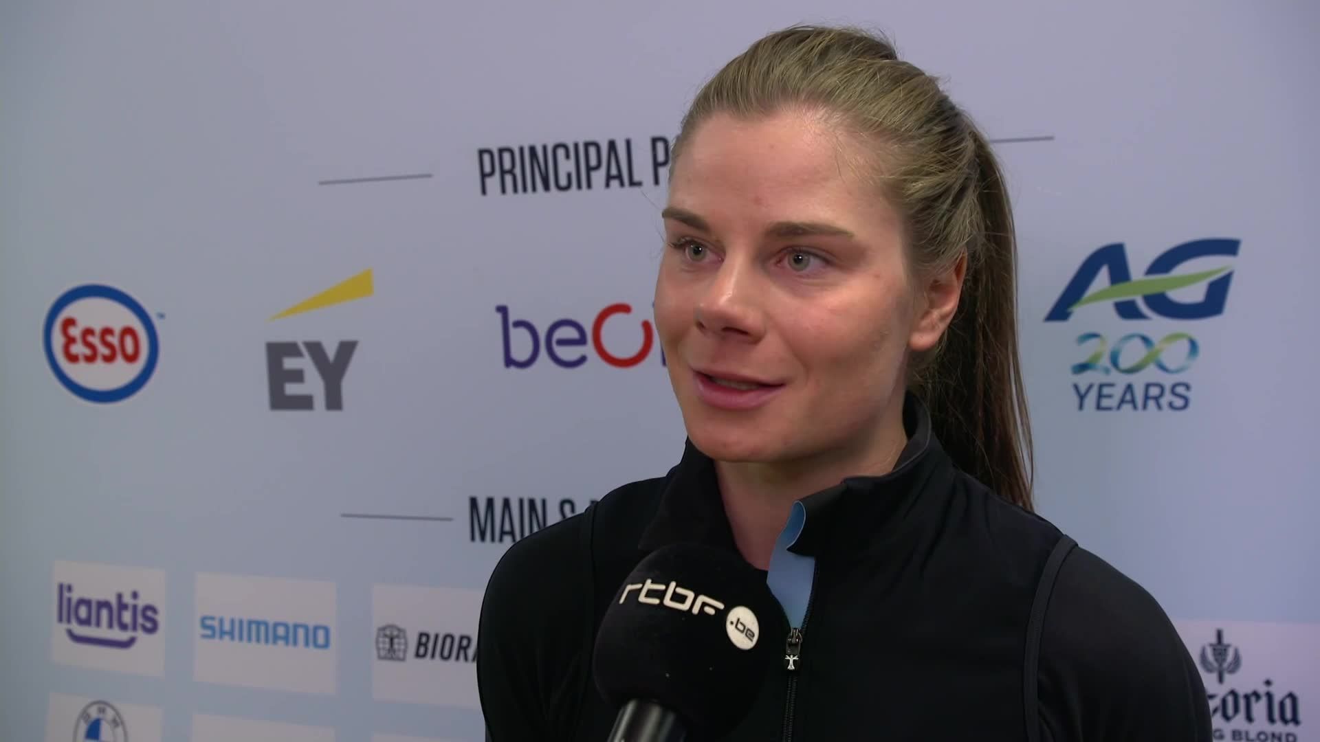 Lotte Kopecky : 'À trois tours de l’arrivée, j’étais complètement gelée ...