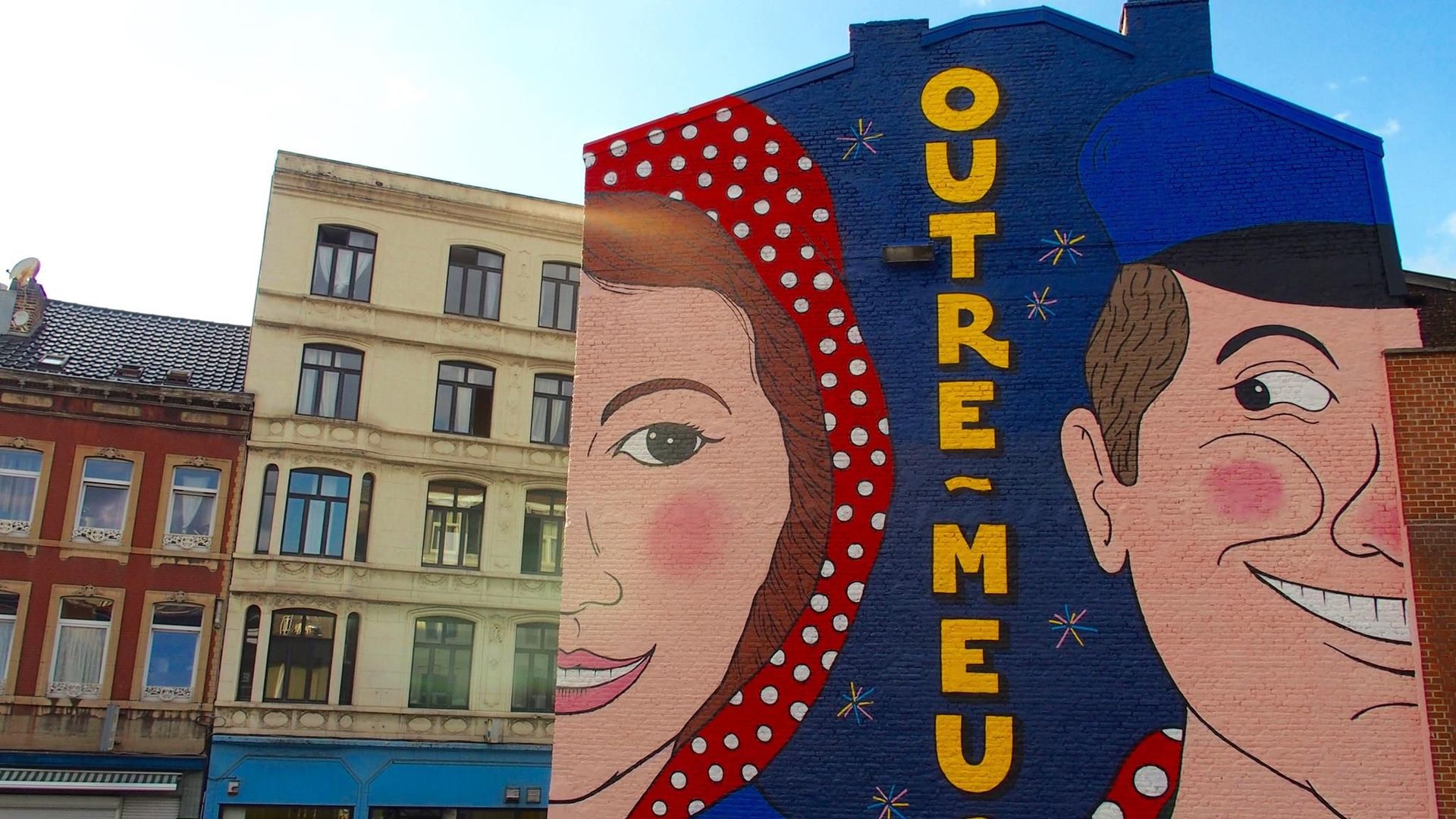 Outremeuse: une fresque murale pour célébrer la tradition du 15 août ...