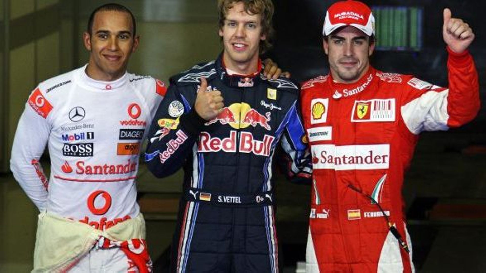 'Alonso-Hamilton-Vettel, les 3 meilleurs'