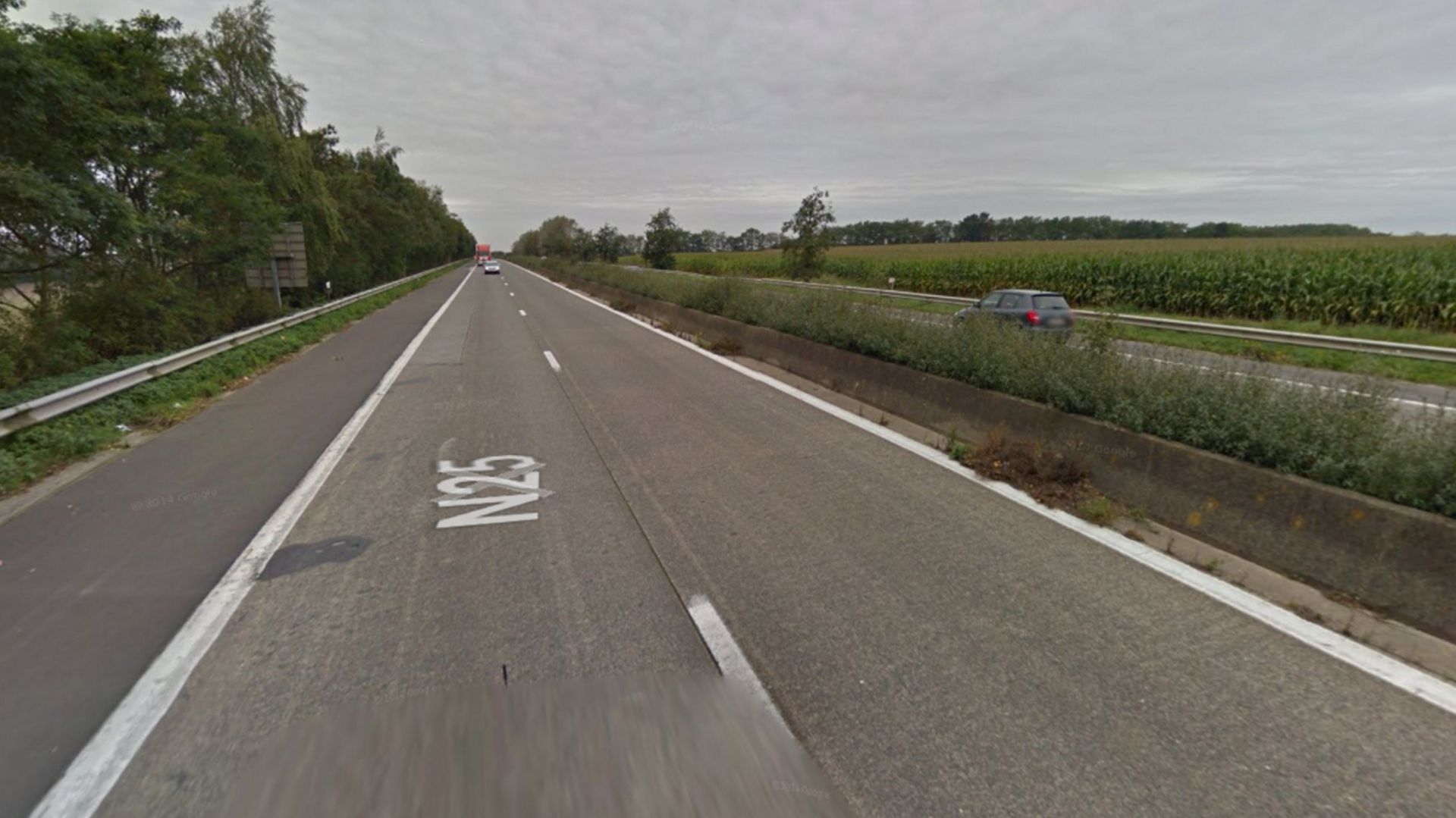 Accident sur la N25: la chaussée est maintenant dégagée - RTBF Actus