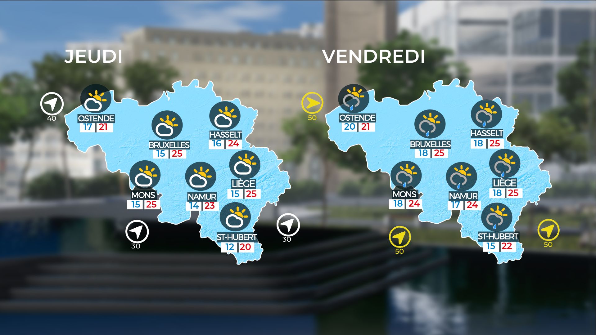 Météo en Belgique : une journée lumineuse pour ce mardi, temps lourd en ...