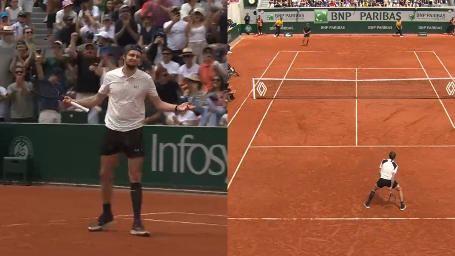 Roland-Garros – un coup entre les jambes avec un revers parfait : Bublik fait le show sur balle ...