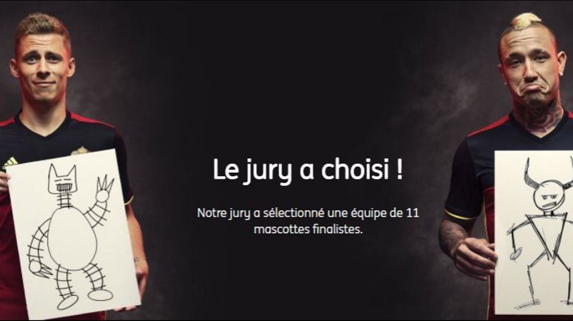 Mascotte des Diables rouges : découvrez les 11 dessins finalistes