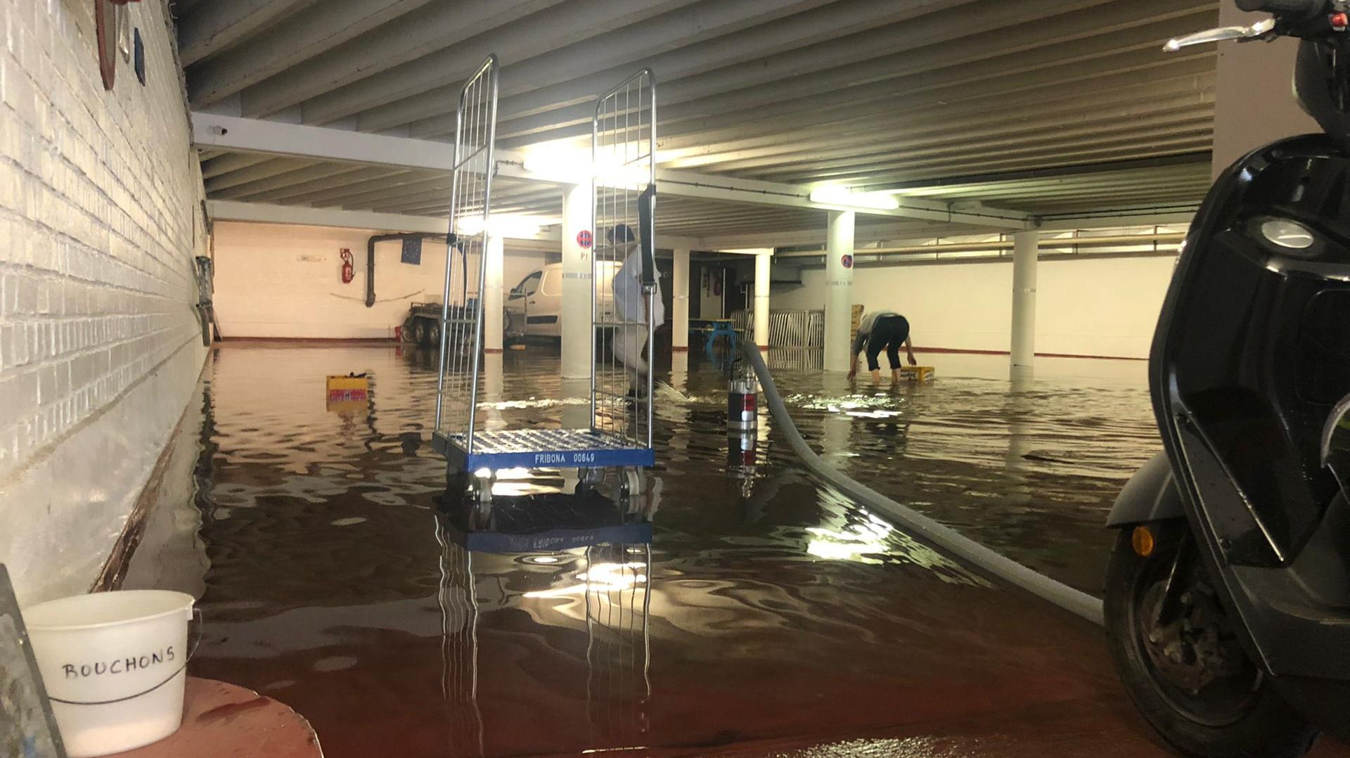 Les images du Brabant Wallon : un mètre cinquante d’eau dans le centre ...