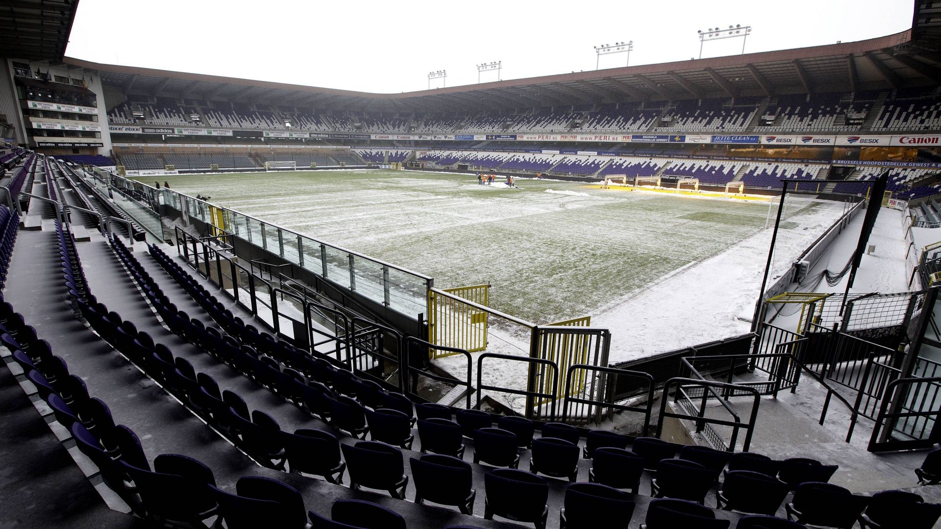 Le stade d'Anderlecht peut être agrandi mais pas autant que le club ...