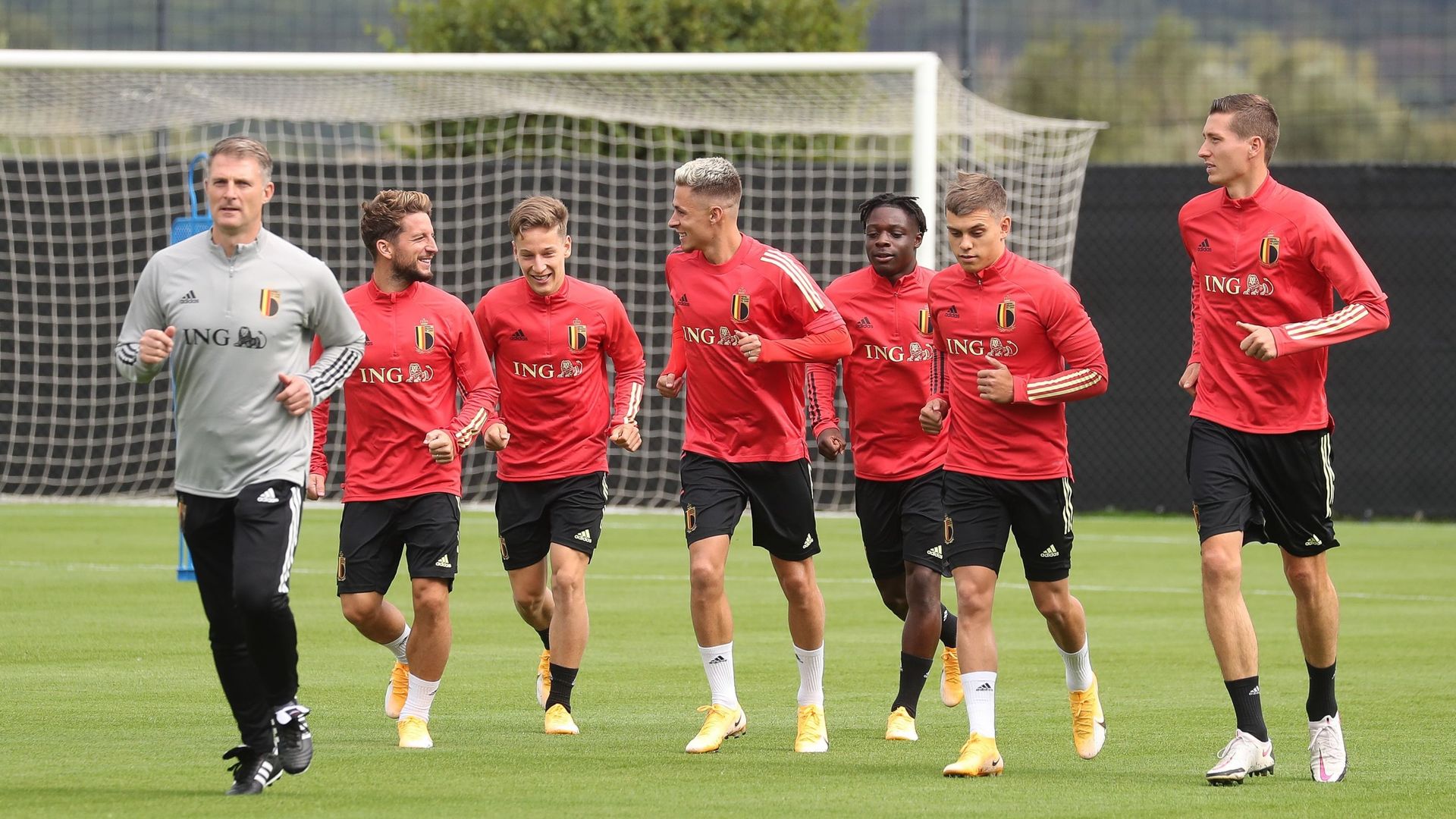 Seulement 7 Diables rouges sur le terrain pour le premier entraînement ...