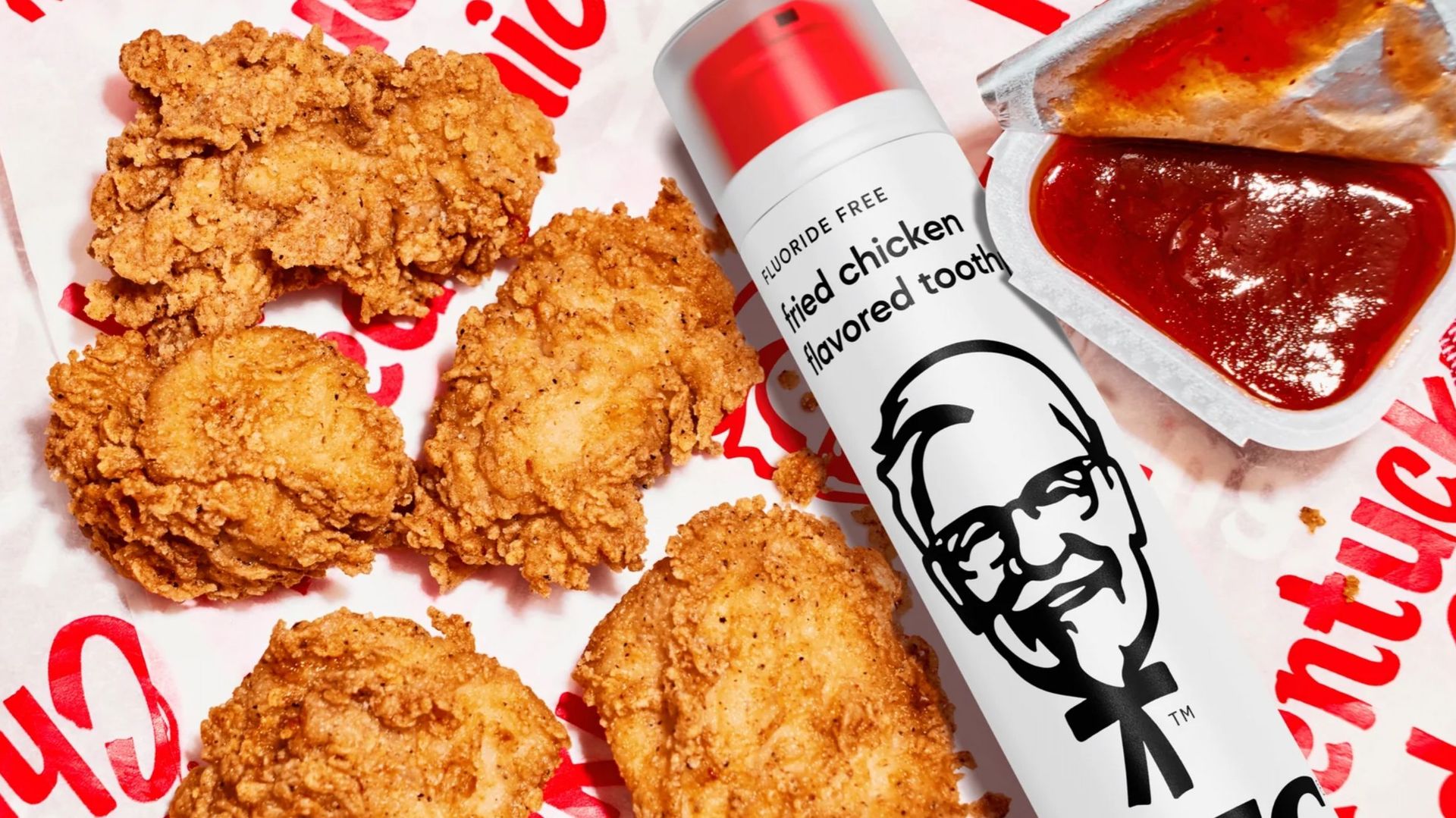 La minute insolite : une chaîne de fast-food dévoile un dentifrice au ...