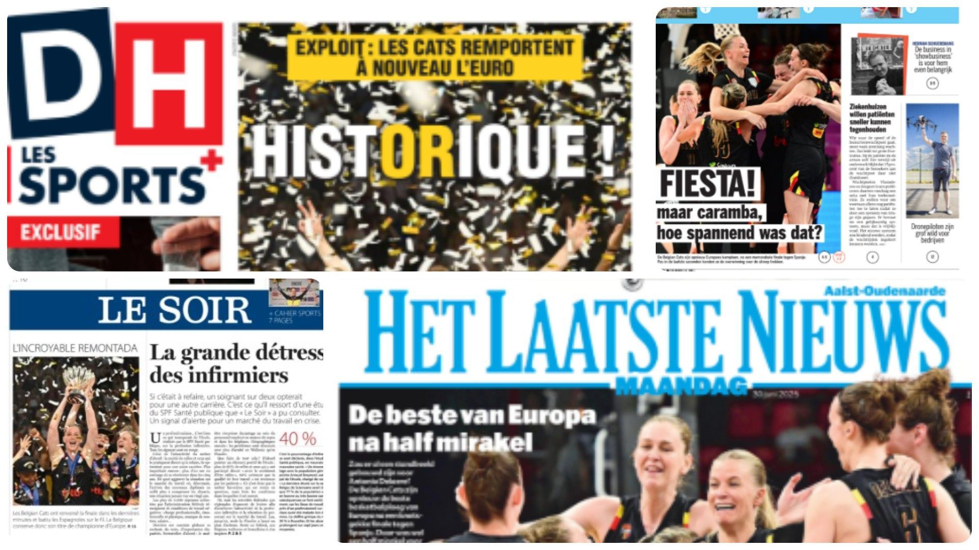 La presse s’extasie face au 'miracle' des Belgian Cats, désespoir et ...