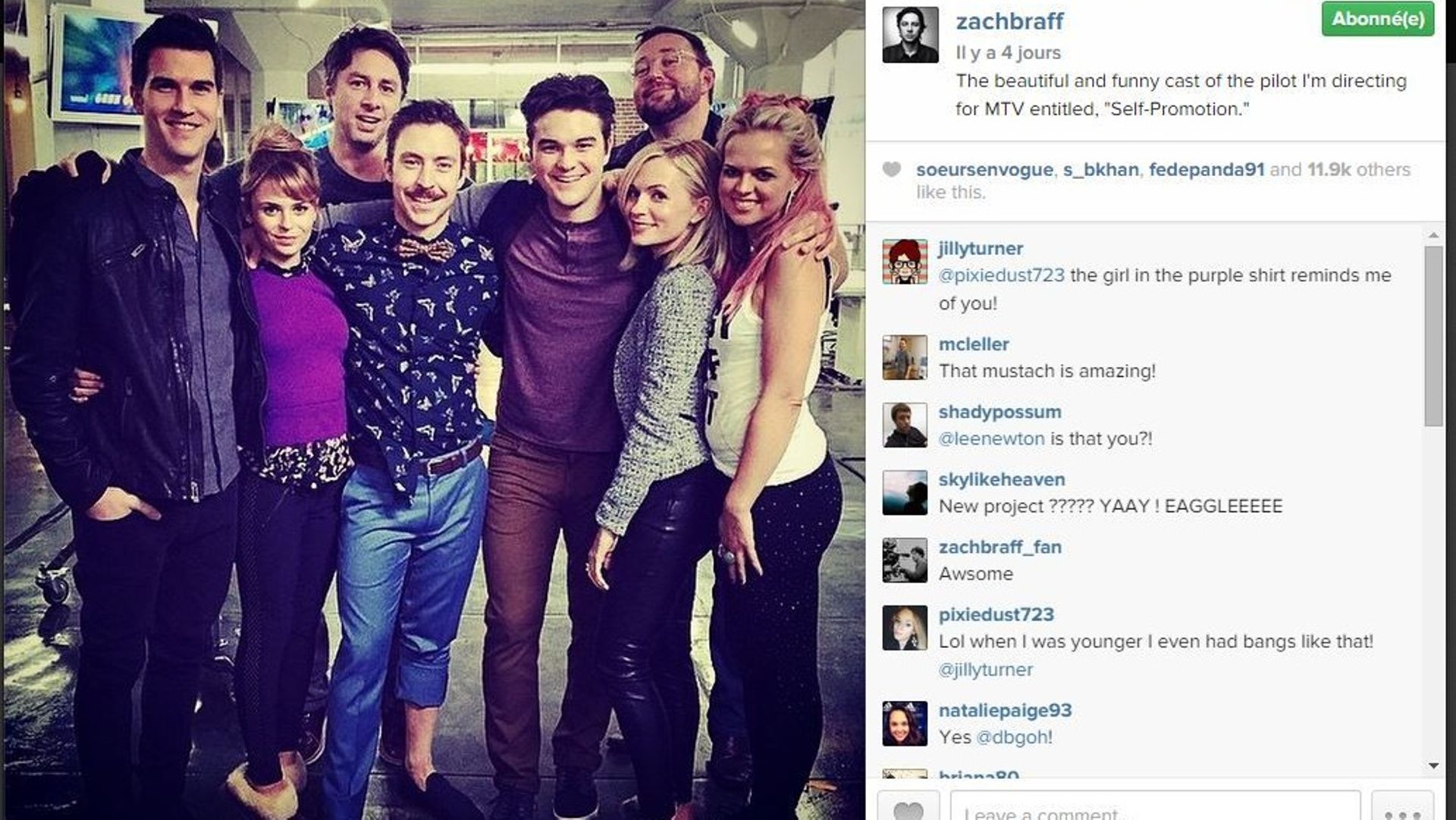 Zach Braff tourne une série pour MTV - RTBF Actus