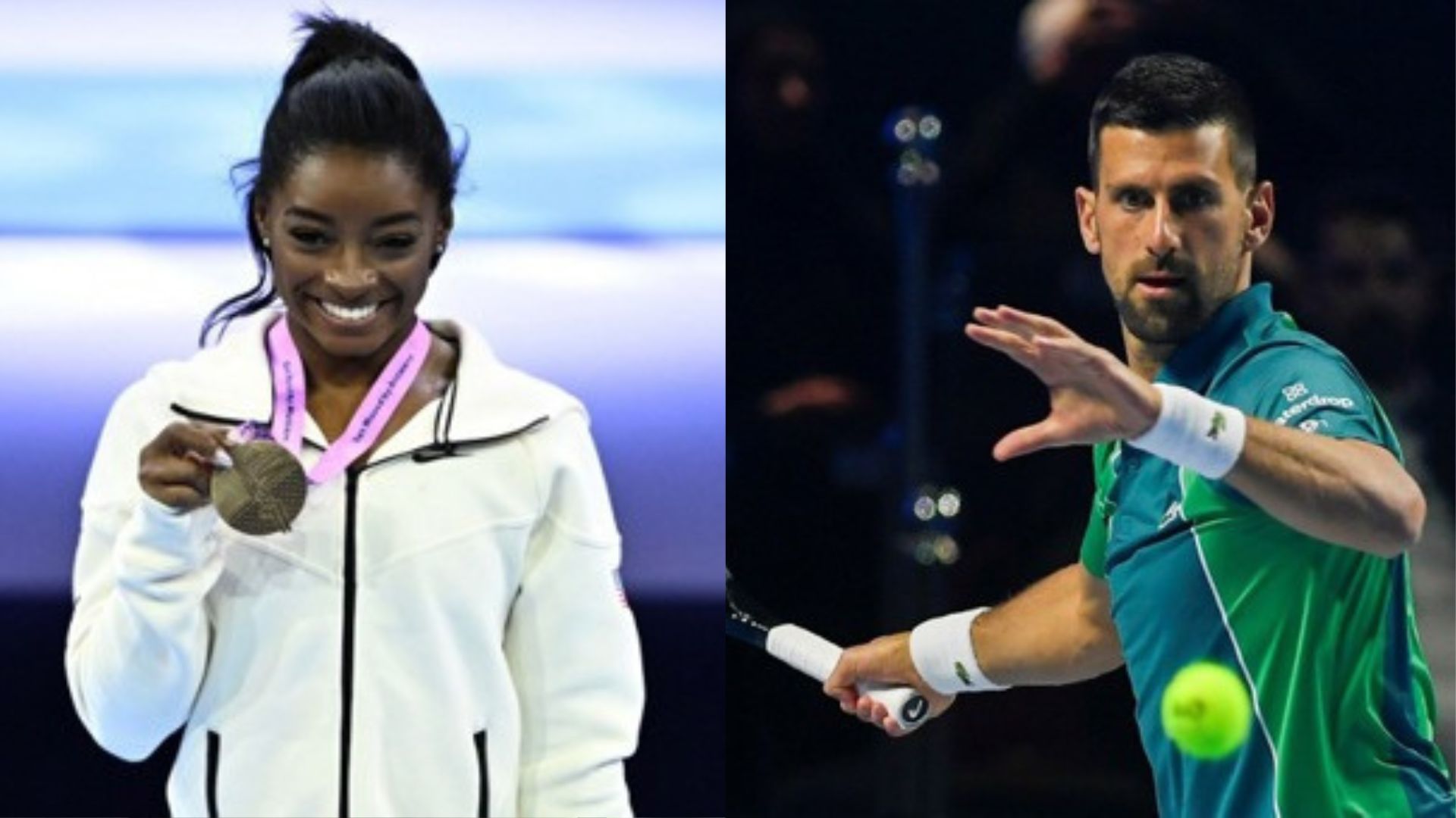 Simone Biles et Novak Djokovic honorés par la presse sportive ...