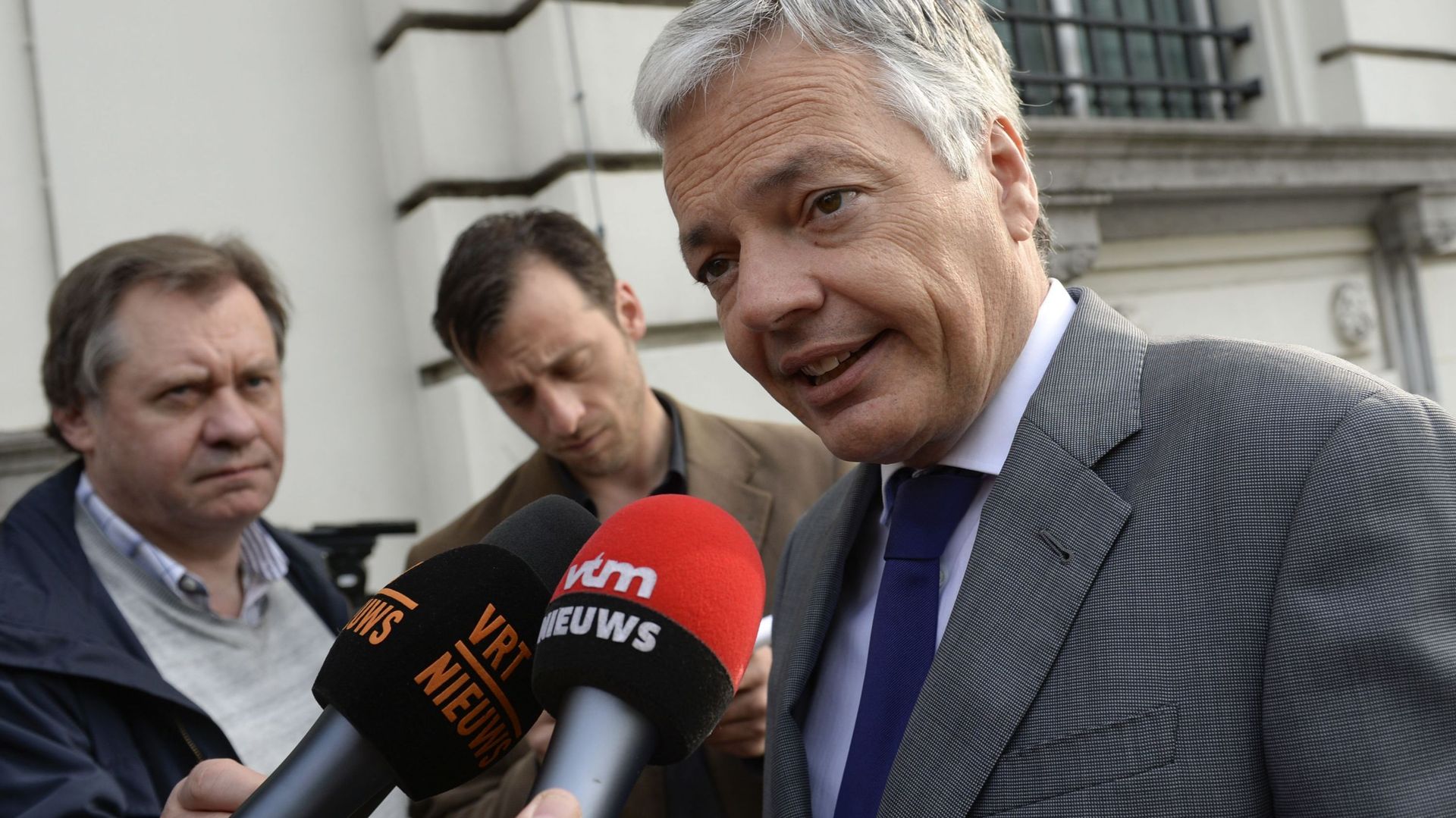 Crash test : Didier Reynders avec 'Maggie de Block de Charleroi'