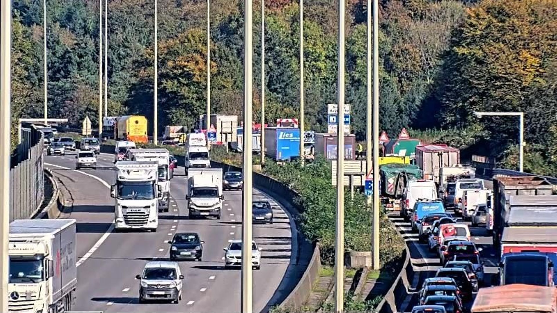 L'autoroute E42 fait peau neuve à Polleur : 5 mois de chantier ...