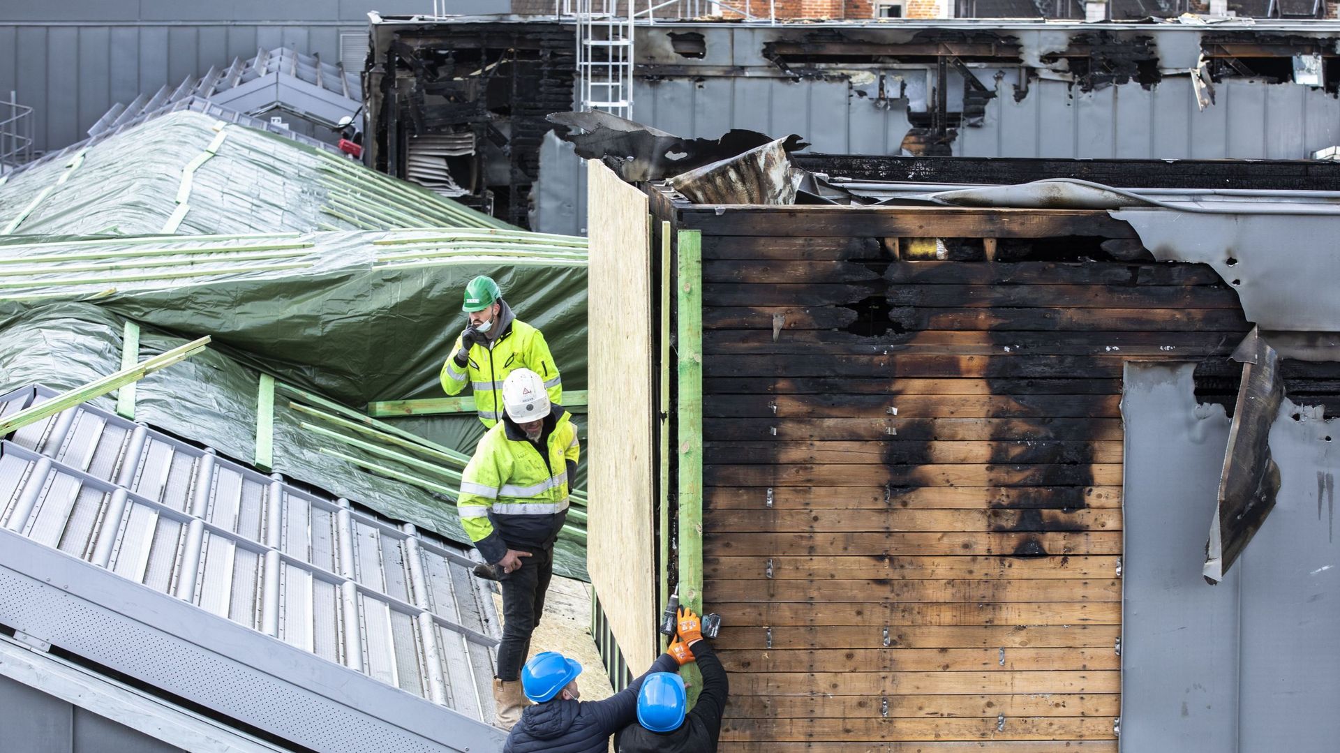 Les toitures et les salles d'exposition du Bozar à nouveau opérationnelles - RTBF Actus