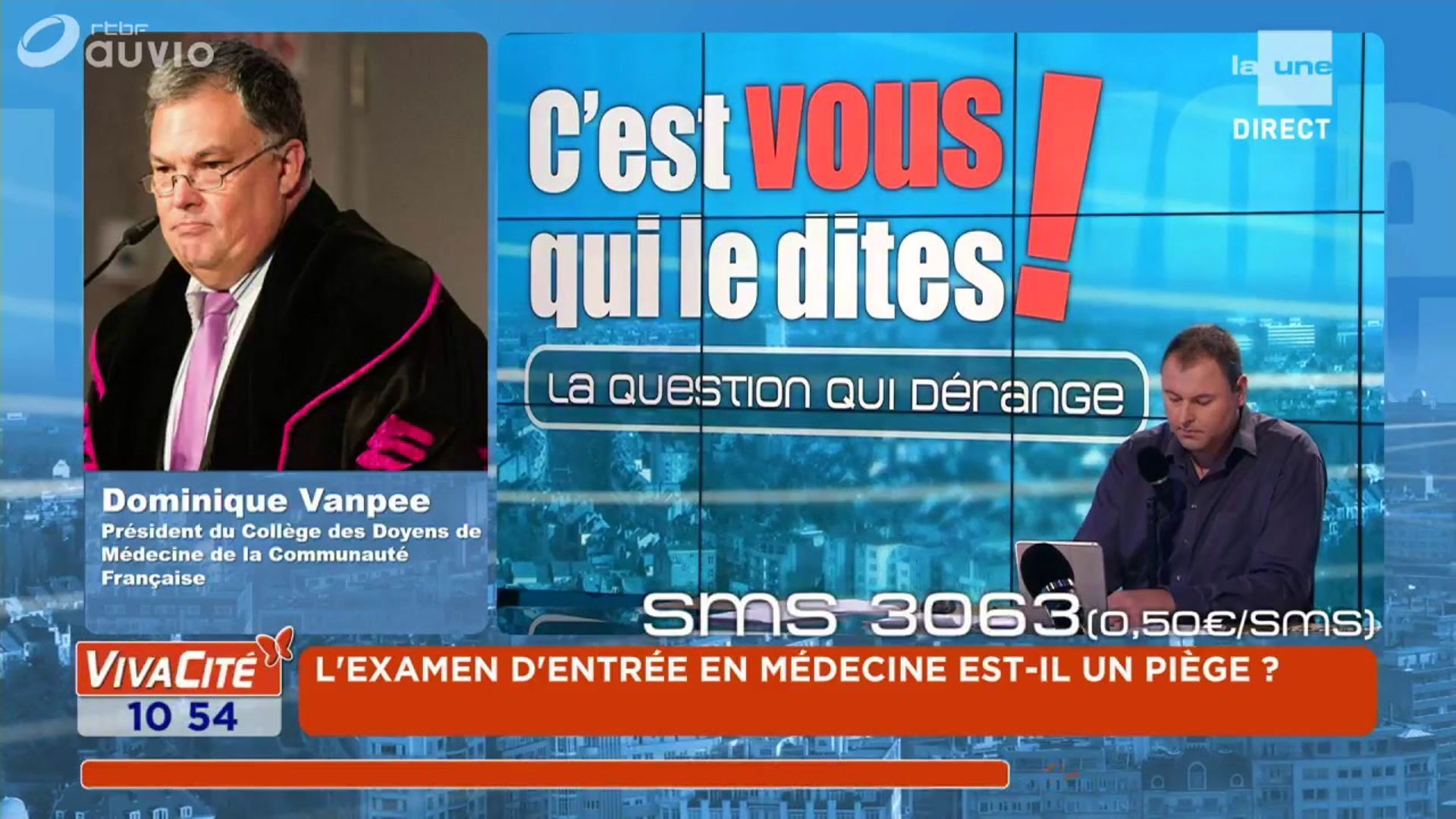 Dominique Vanpee: 'L'examen d'entrée en médecine est un filtre ...