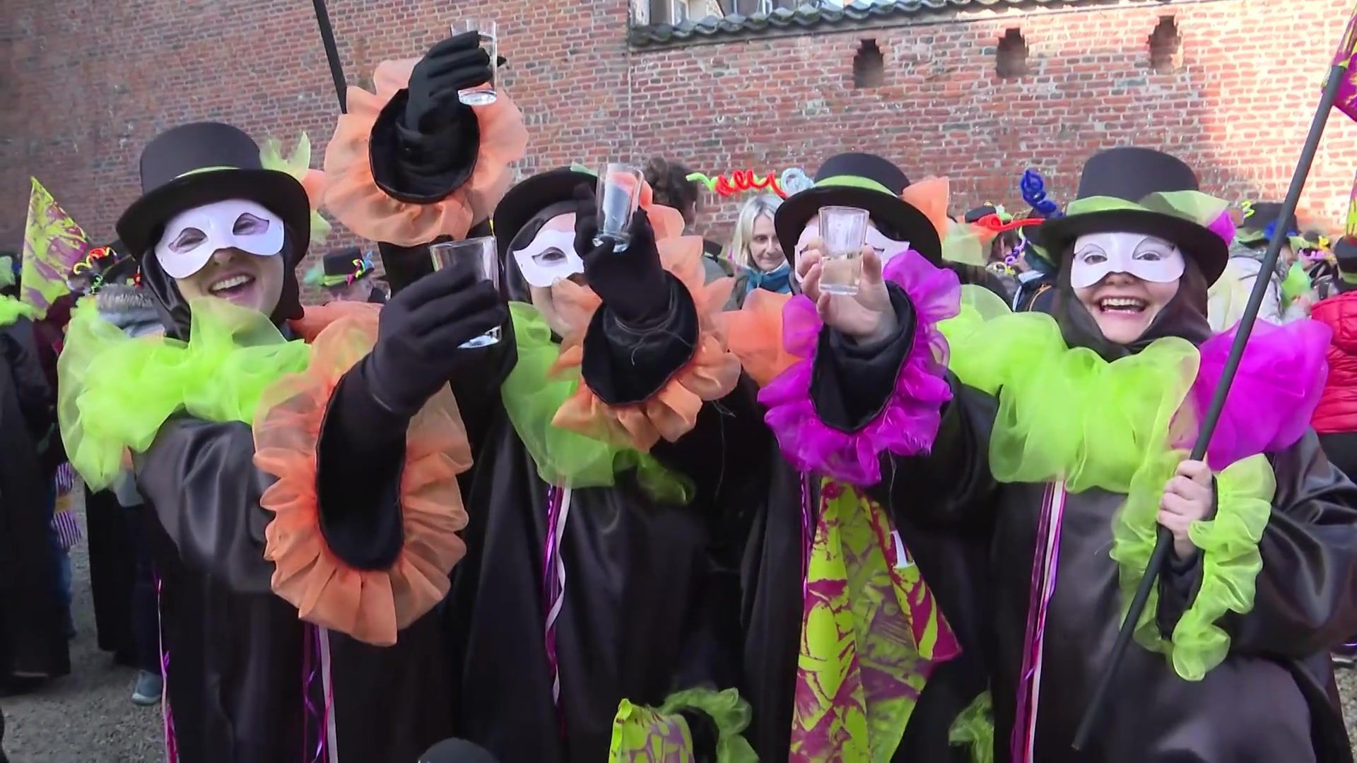 Binche accueille un groupe de femmes pour son Dimanche Gras - RTBF Actus