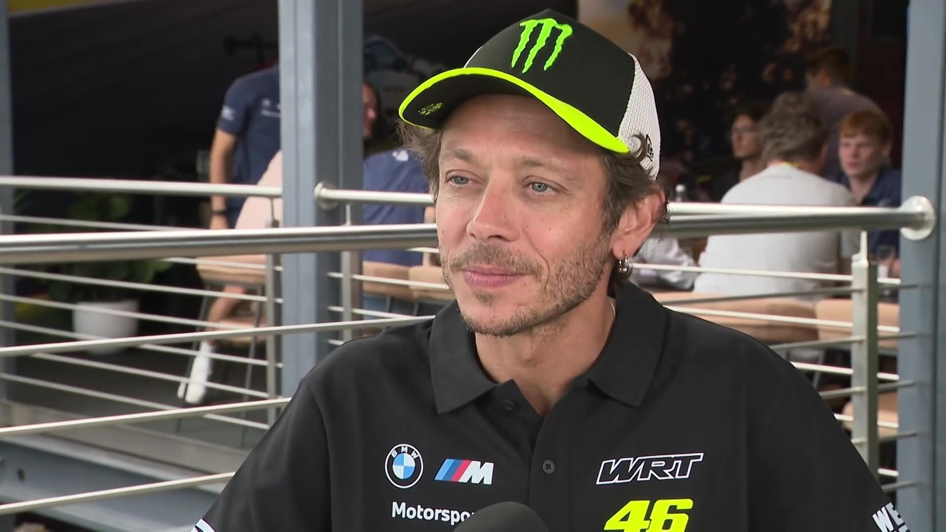 Valentino Rossi avec Kevin Magnussen et René Rast aux 24H de Spa ...