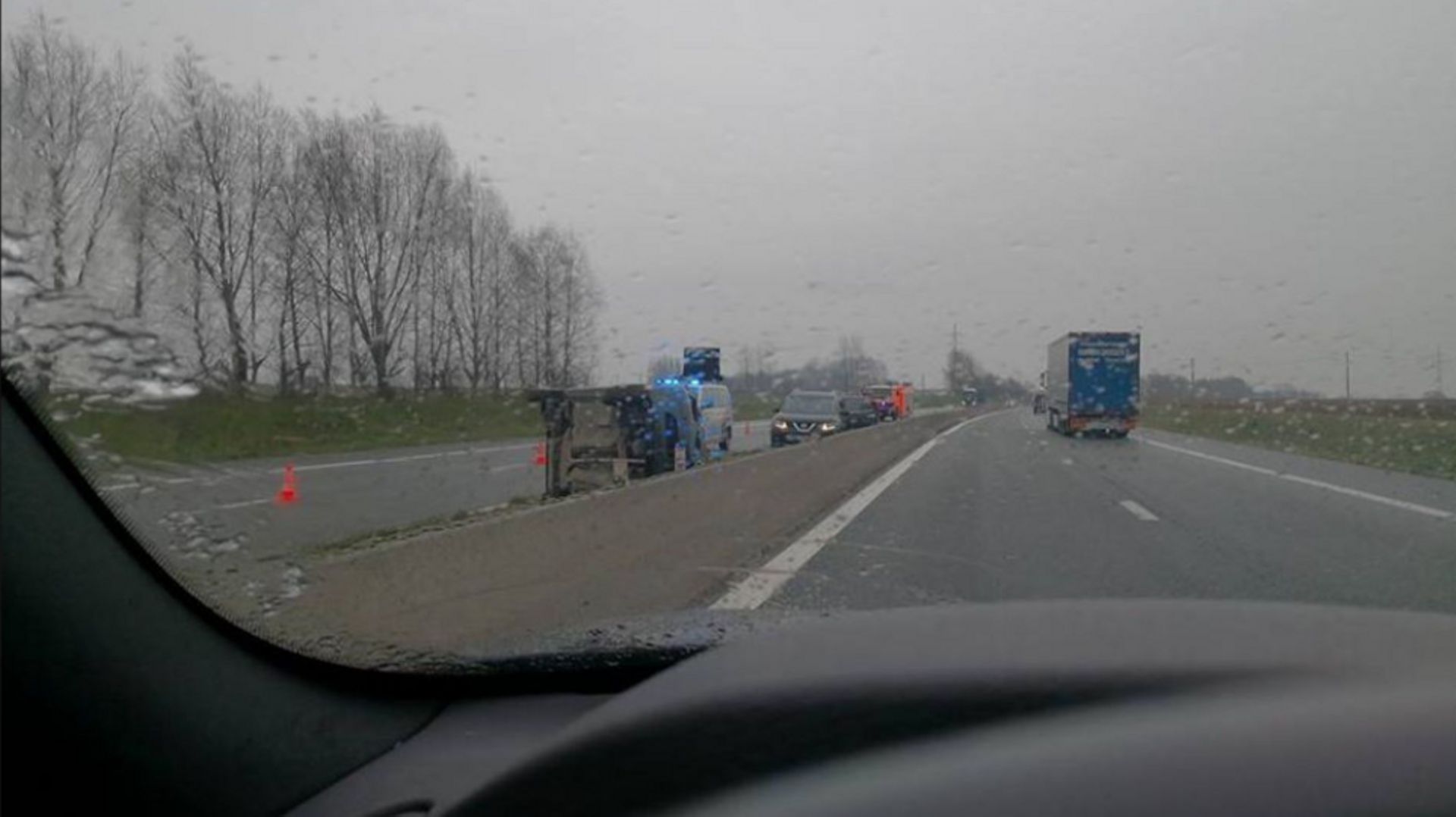 Il y a eu jusqu'à 500 kilomètres de bouchons cumulés sur le réseau ...