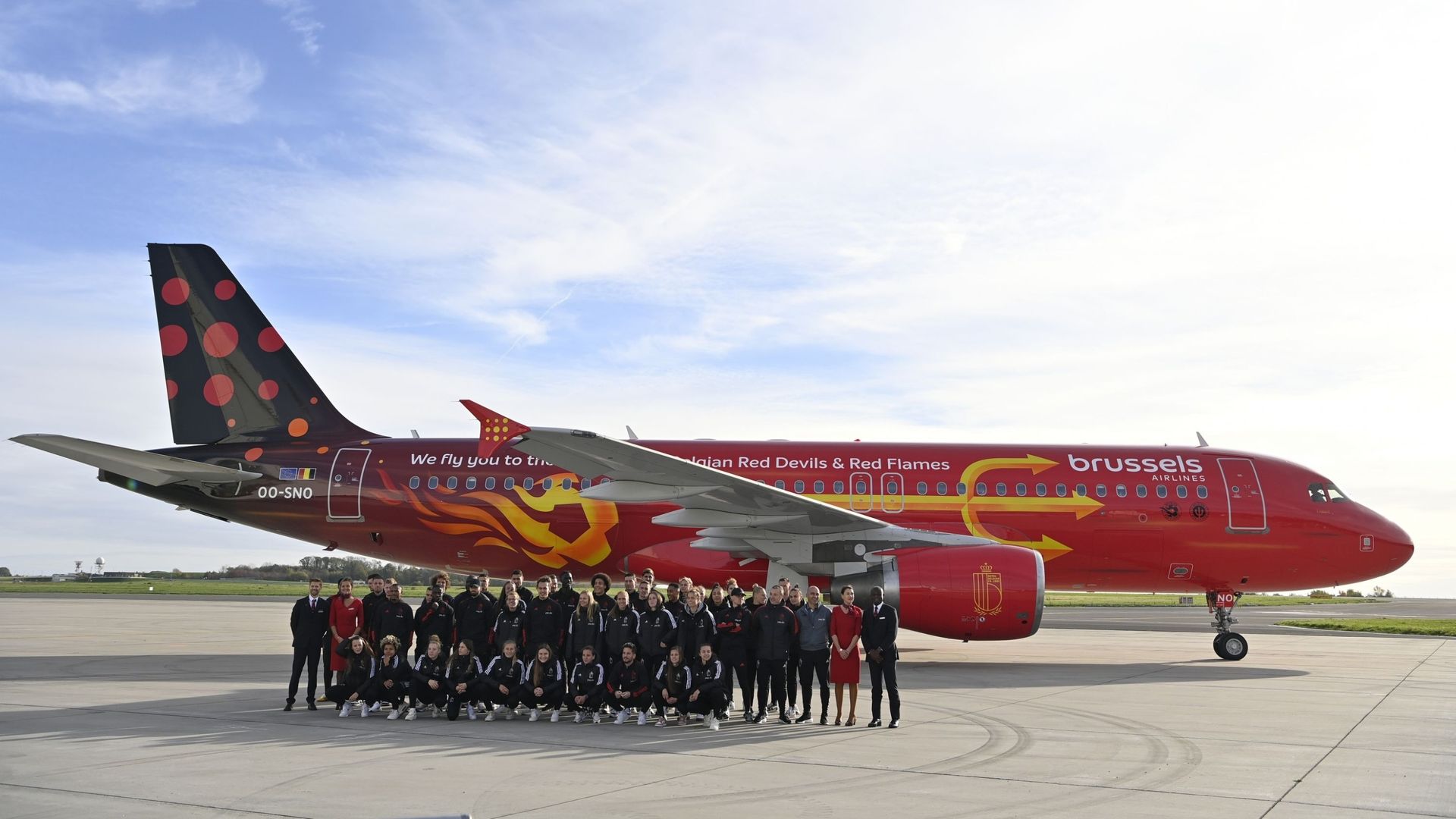 Les Diables Rouges se sont envolés pour le Koweït, 1ère étape avant de ...