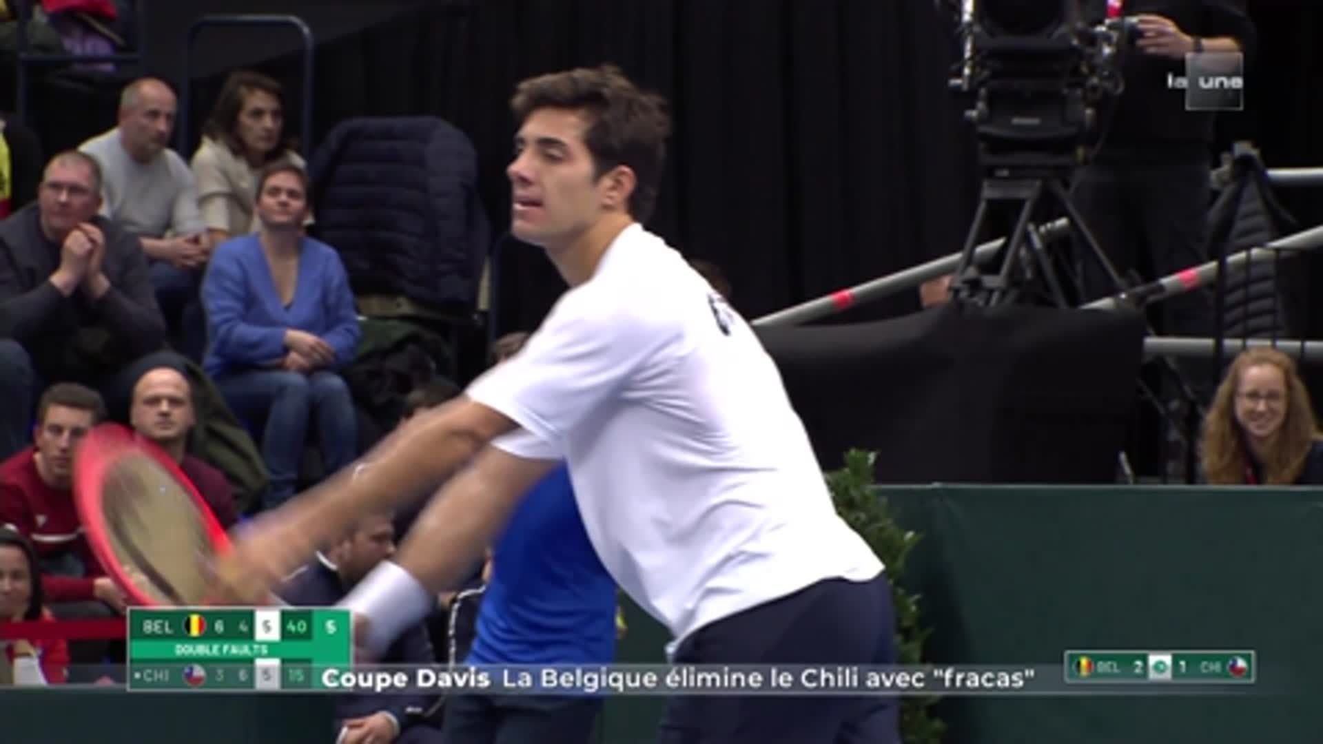 Coupe Davis : tirage reporté par une action du Chili contre la Belgique et Zizou Bergs - RTBF Actus