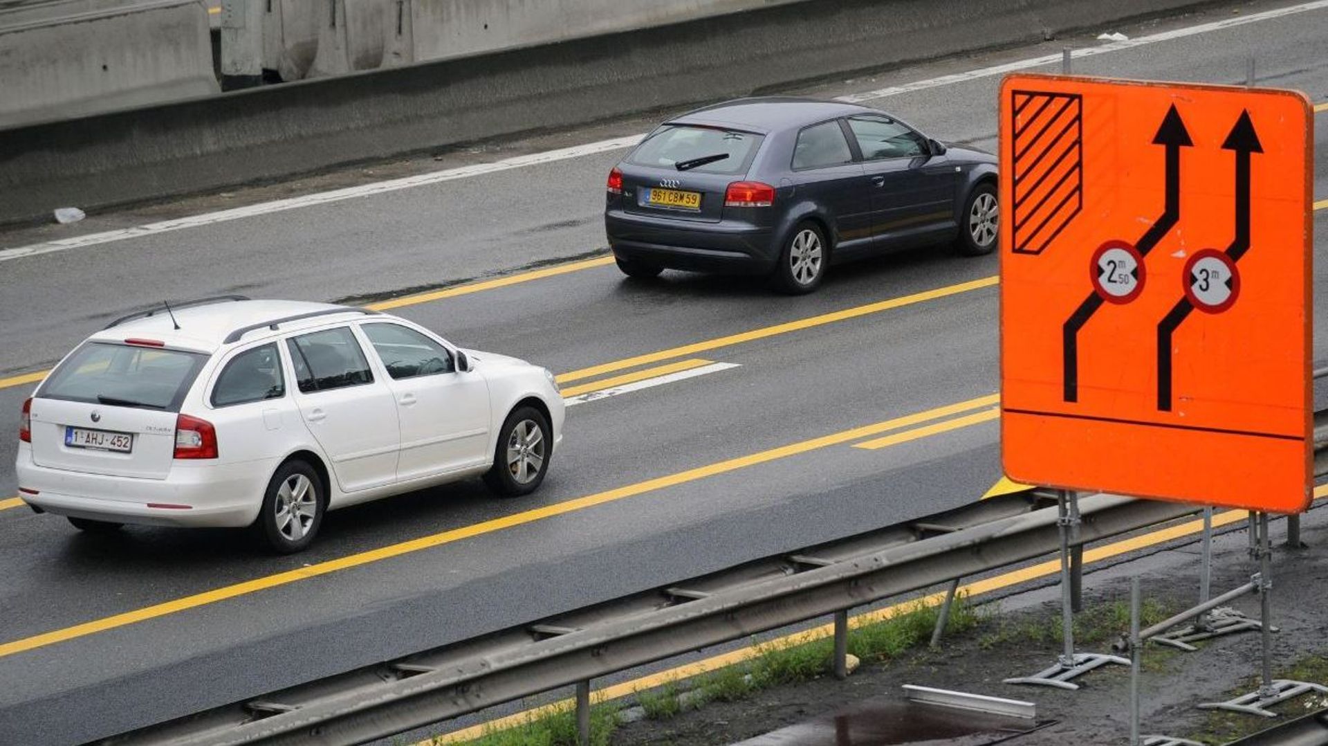 Un gros chantier reprend ce lundi sur l'autoroute E411 - RTBF Actus