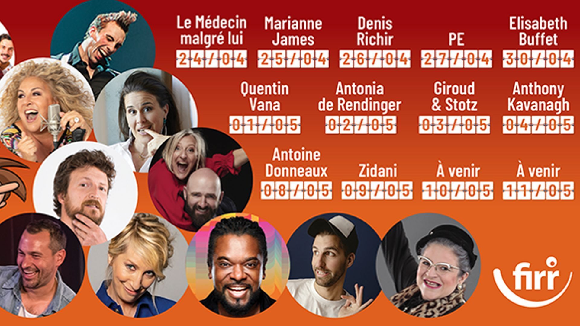 La programmation 2024 du Festival International du Rire de Rochefort se ...