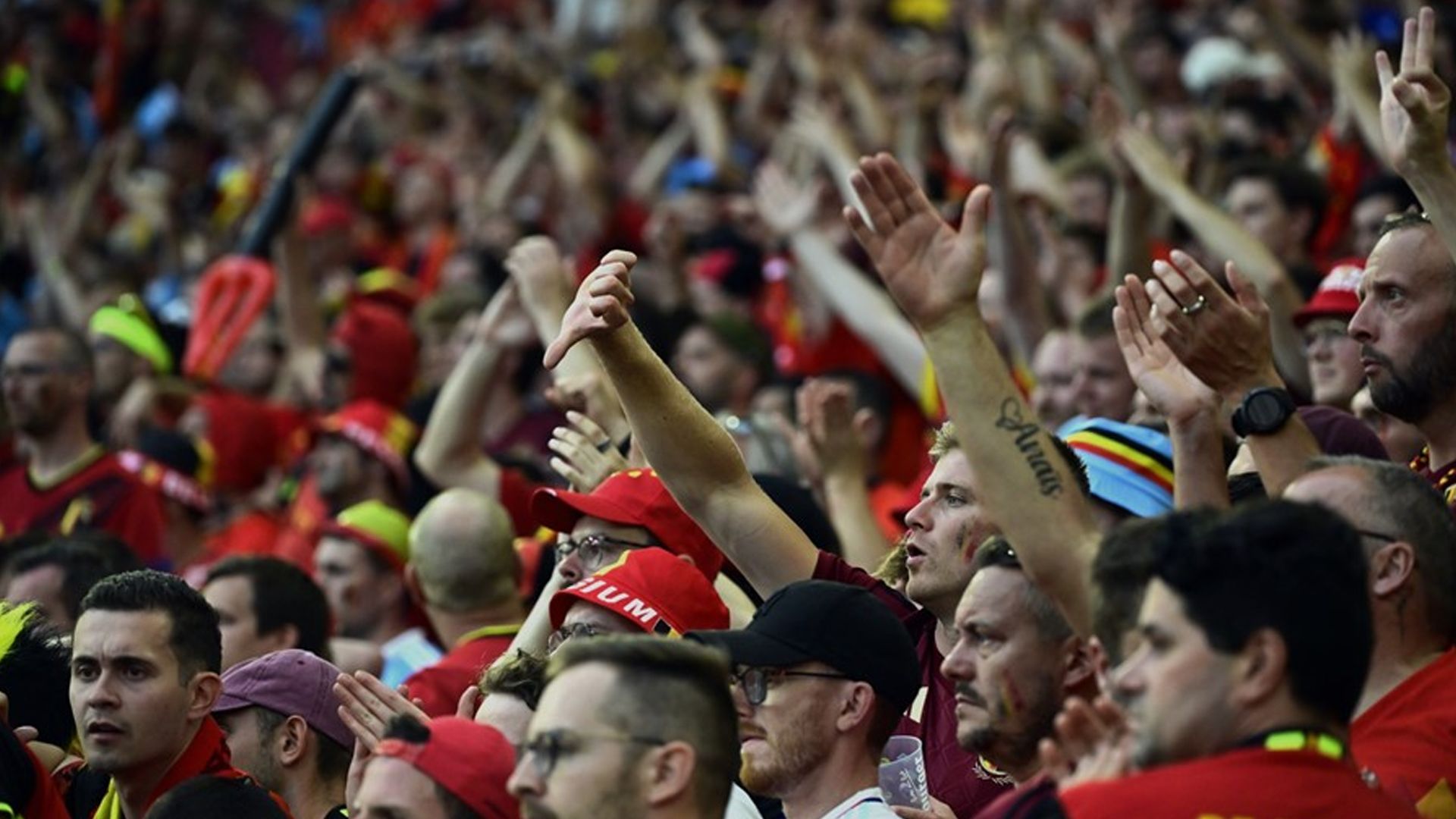 Les supporters présents au stade ont sifflé les Diables Rouges ...