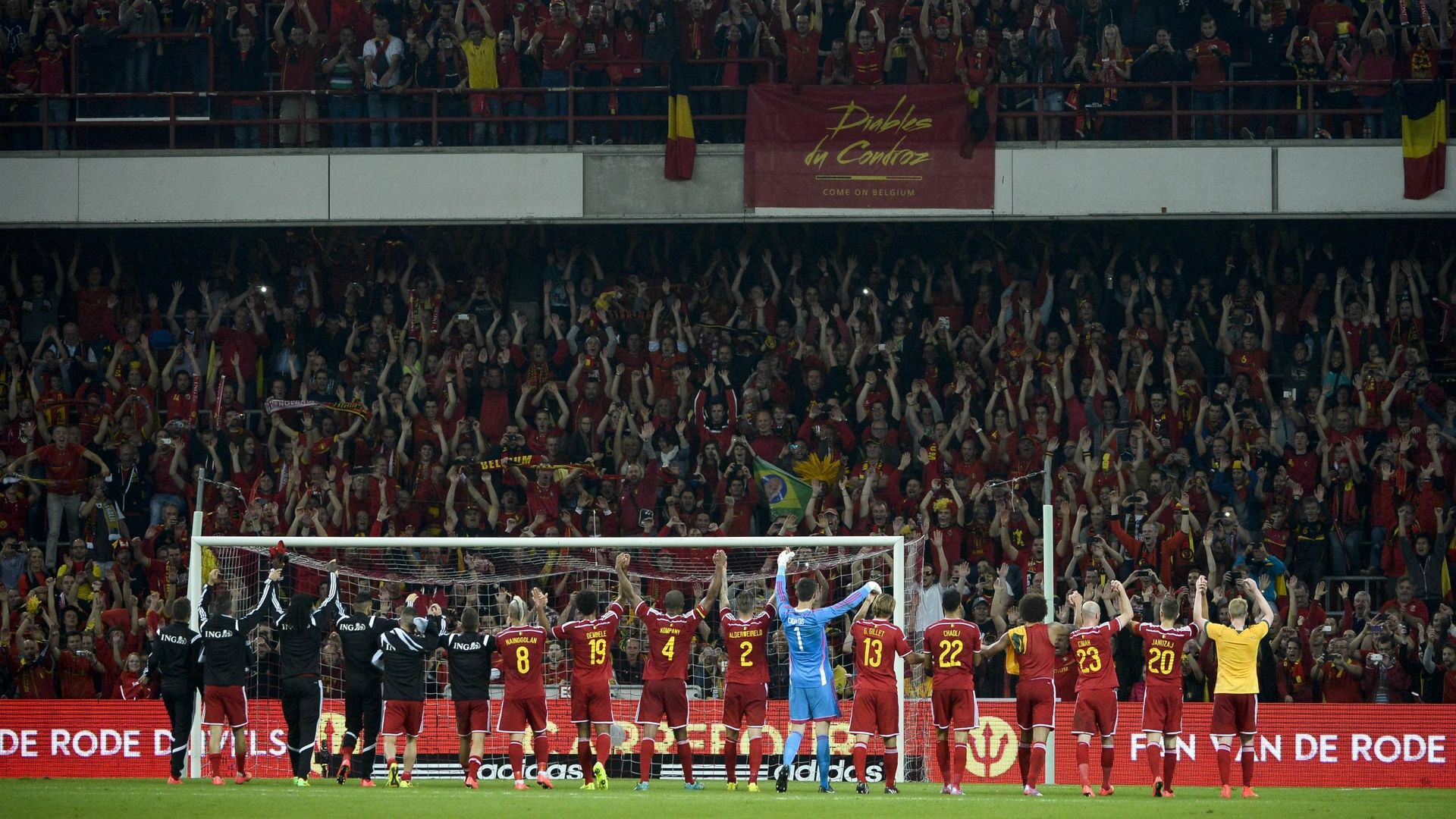 Sclessin réussit plutôt bien aux Diables Rouges - RTBF Actus