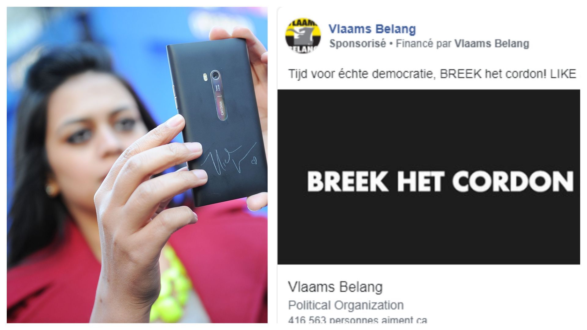 Depuis les élections, le Vlaams Belang a dépensé plus de 100.000 euros ...