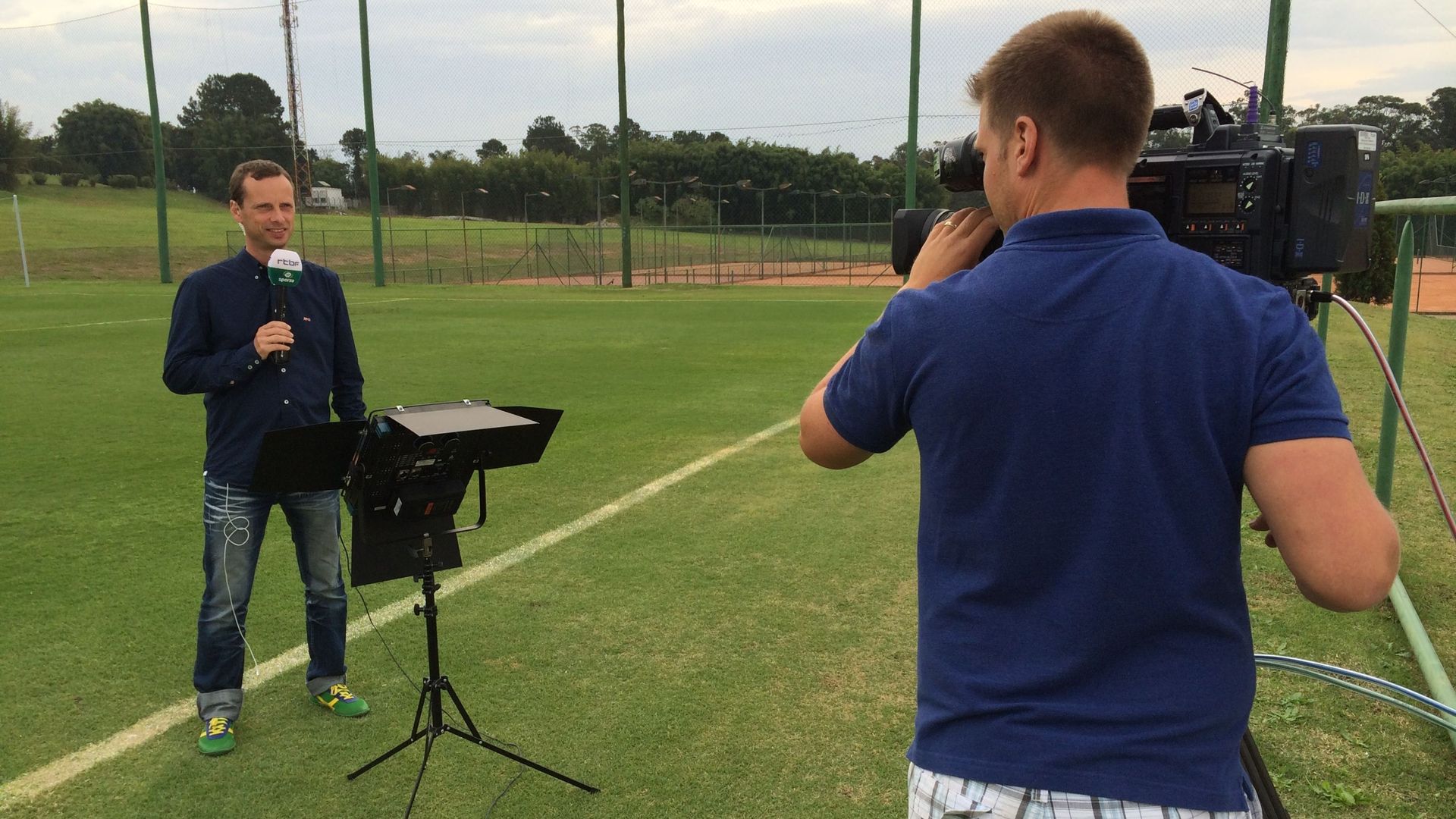 Dans les coulisses de la RTBF au Brésil