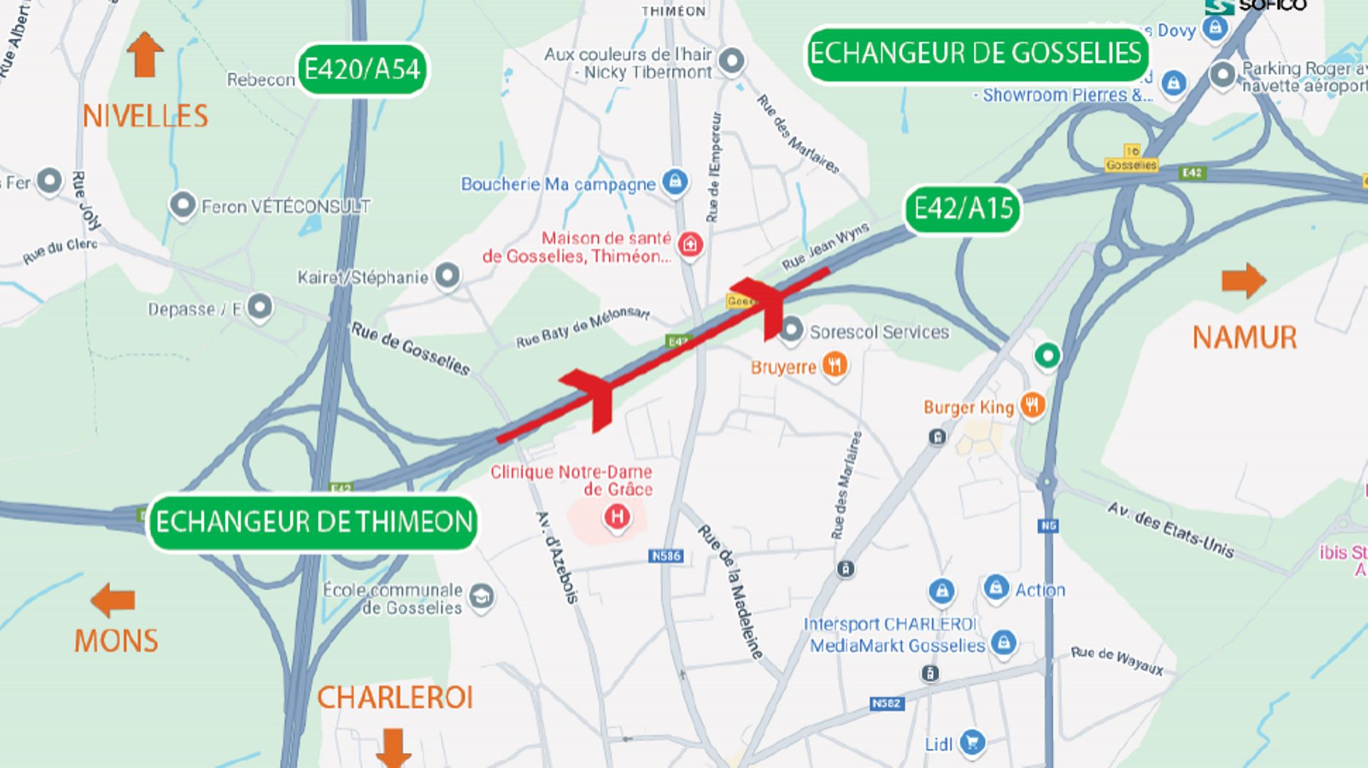 L'autoroute E42 fait peau neuve à Polleur : 5 mois de chantier ...