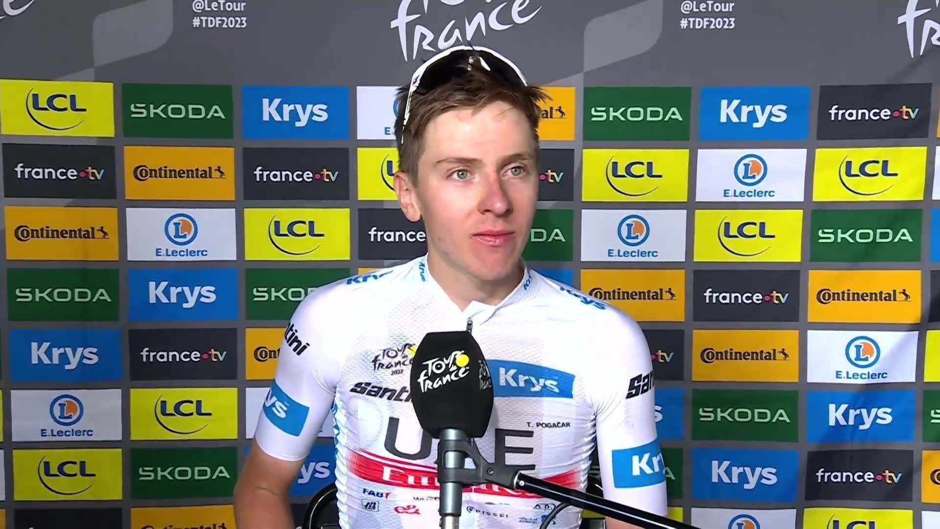 Tadej Pogacar, victorieux, a retrouvé le sourire : 'Aujourd’hui, je me ...