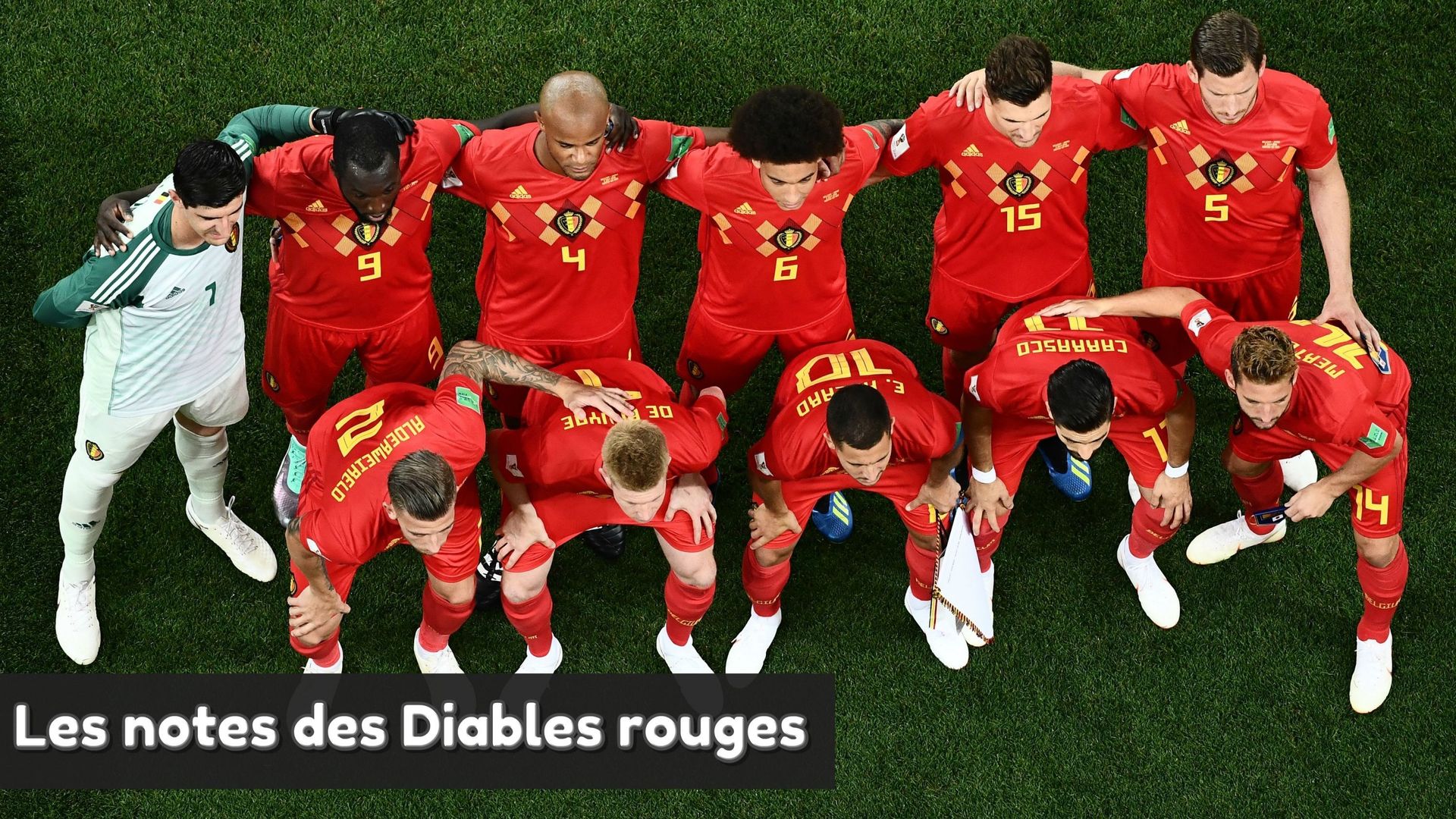 Le bulletin de notes après Belgique-Japon - RTBF Actus