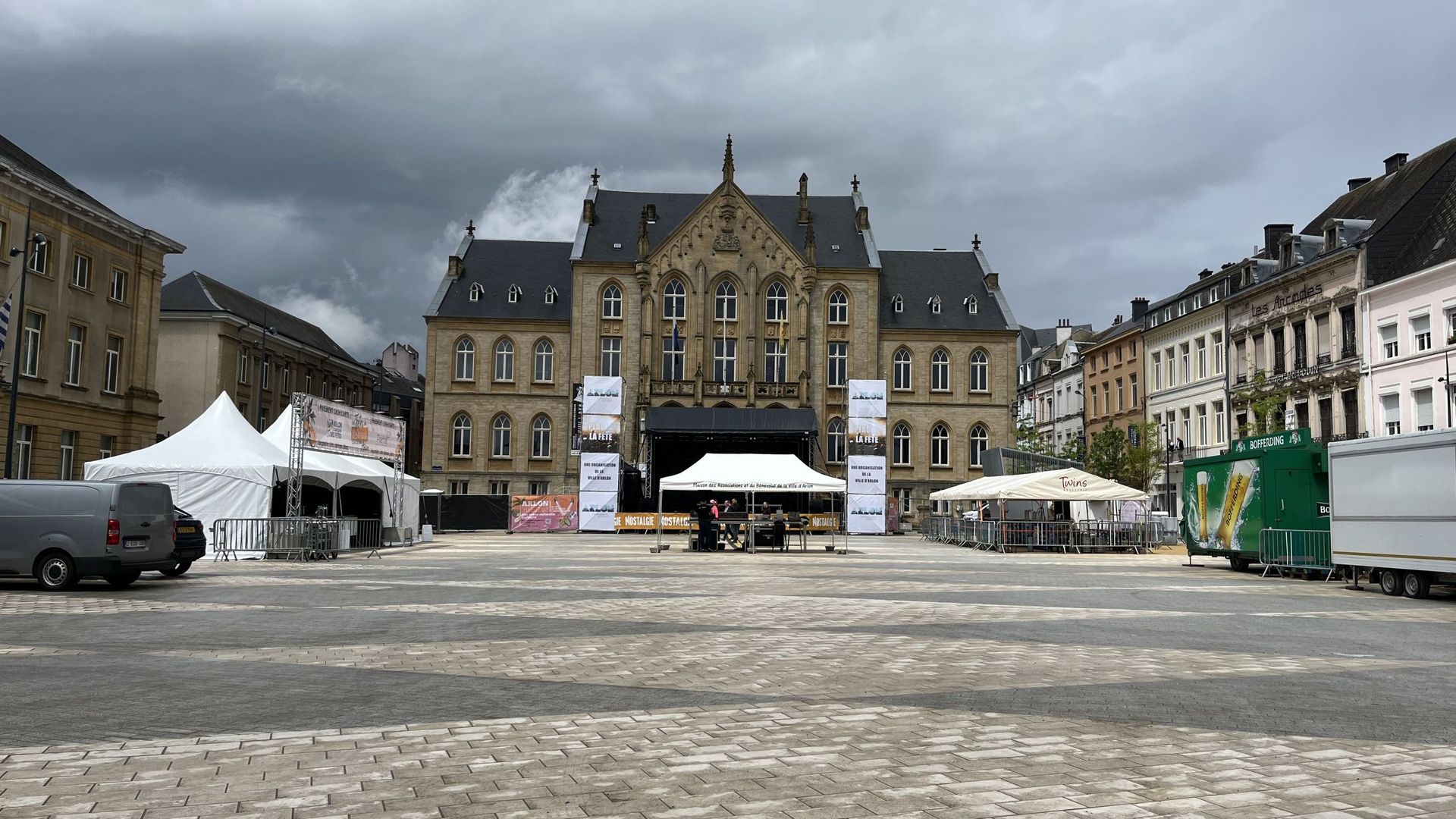 Arlon : les travaux de réaménagement de la place Léopold sont terminés ...