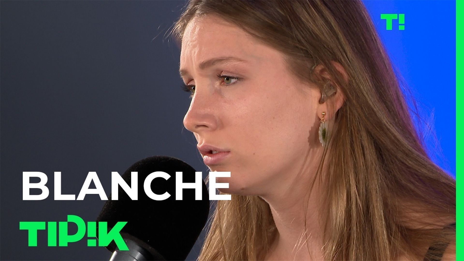 Session : Blanche chante 'Till We Collide' pour Tipik - RTBF Actus