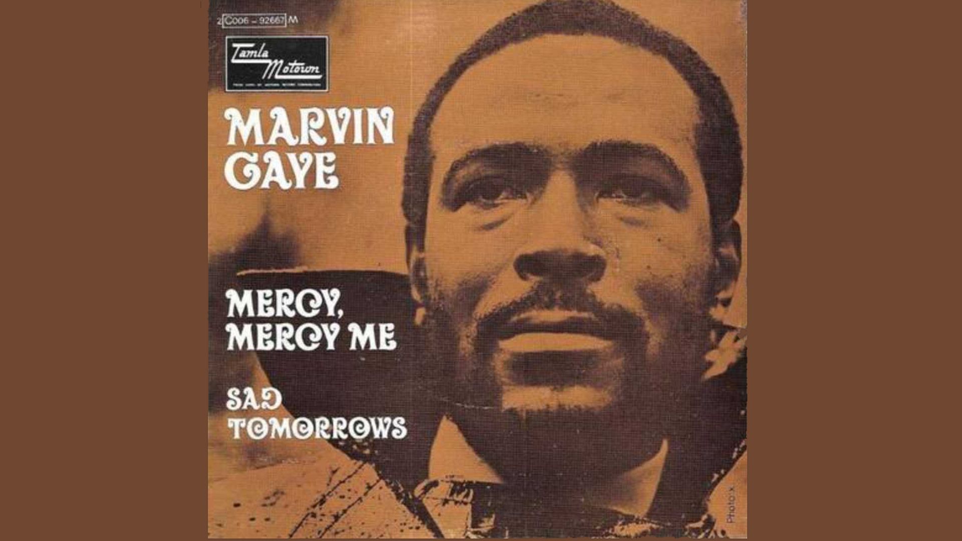 Marvin Gaye 'Mercy Mercy Me (The Ecology)' par Robert Palmer, Teddy ...