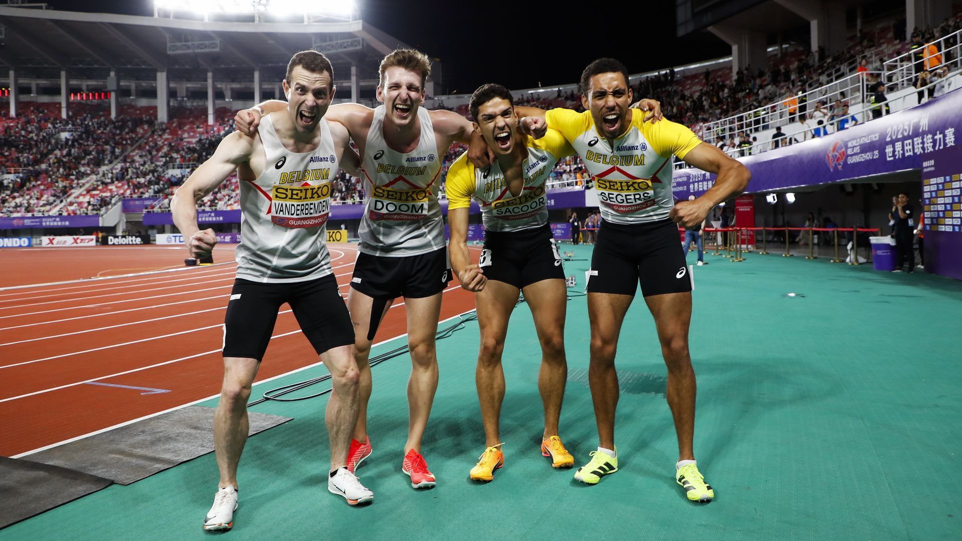 Mondiaux de relais : ça passe pour les Belgian Rockets, les Tornados ...