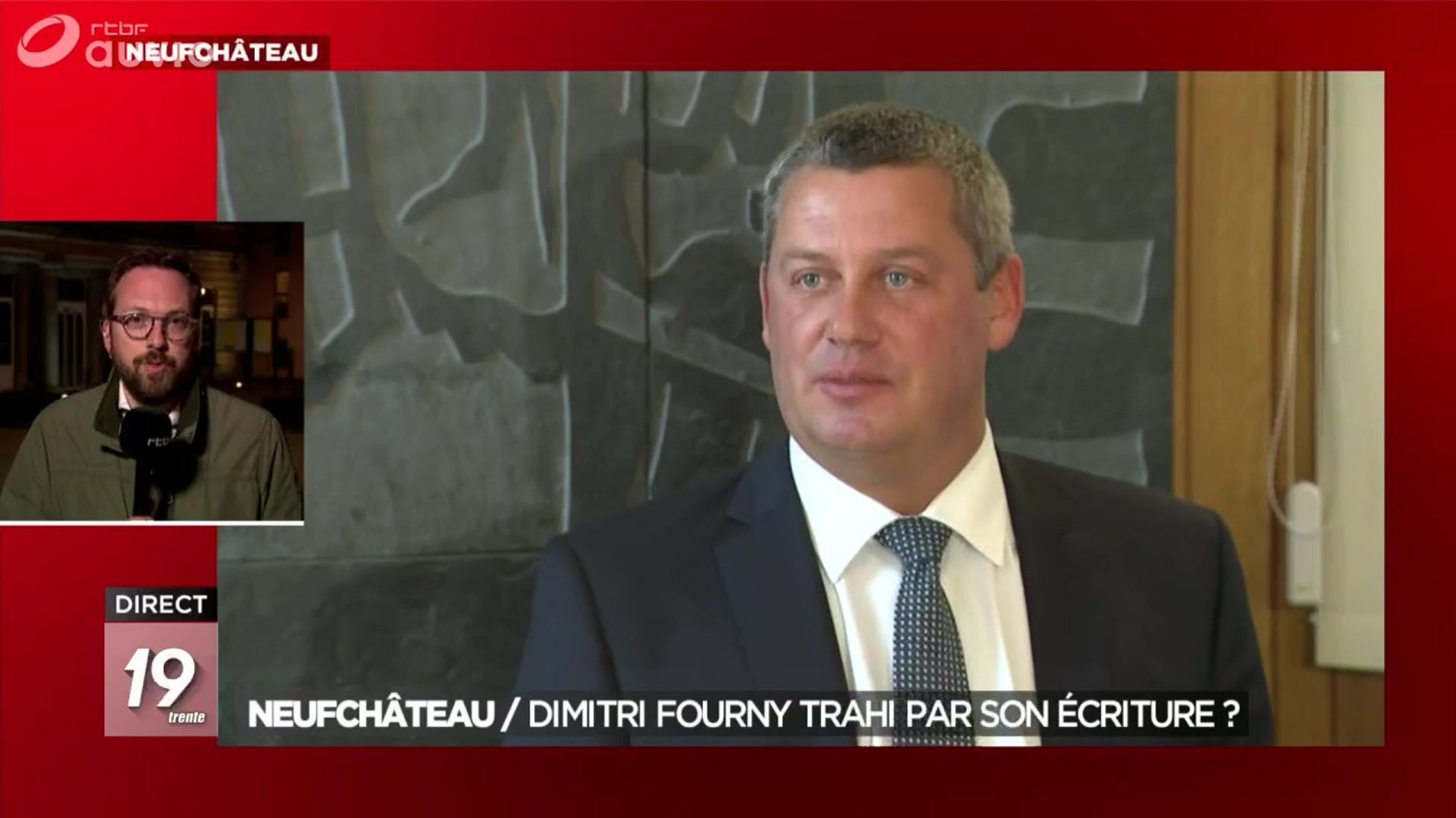 Selon Yves Evrard (MR), les faits reprochés à Dimitri Fourny rendent ...