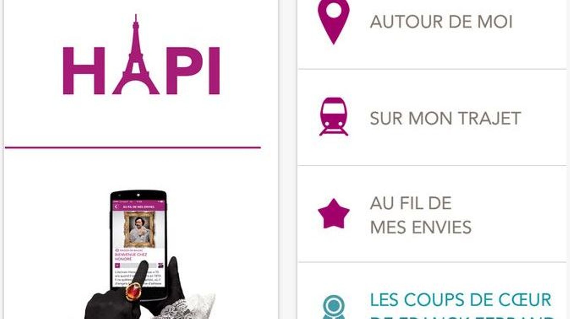 Hapi, l'application qui fait découvrir Paris et l'Île de France - rtbf.be