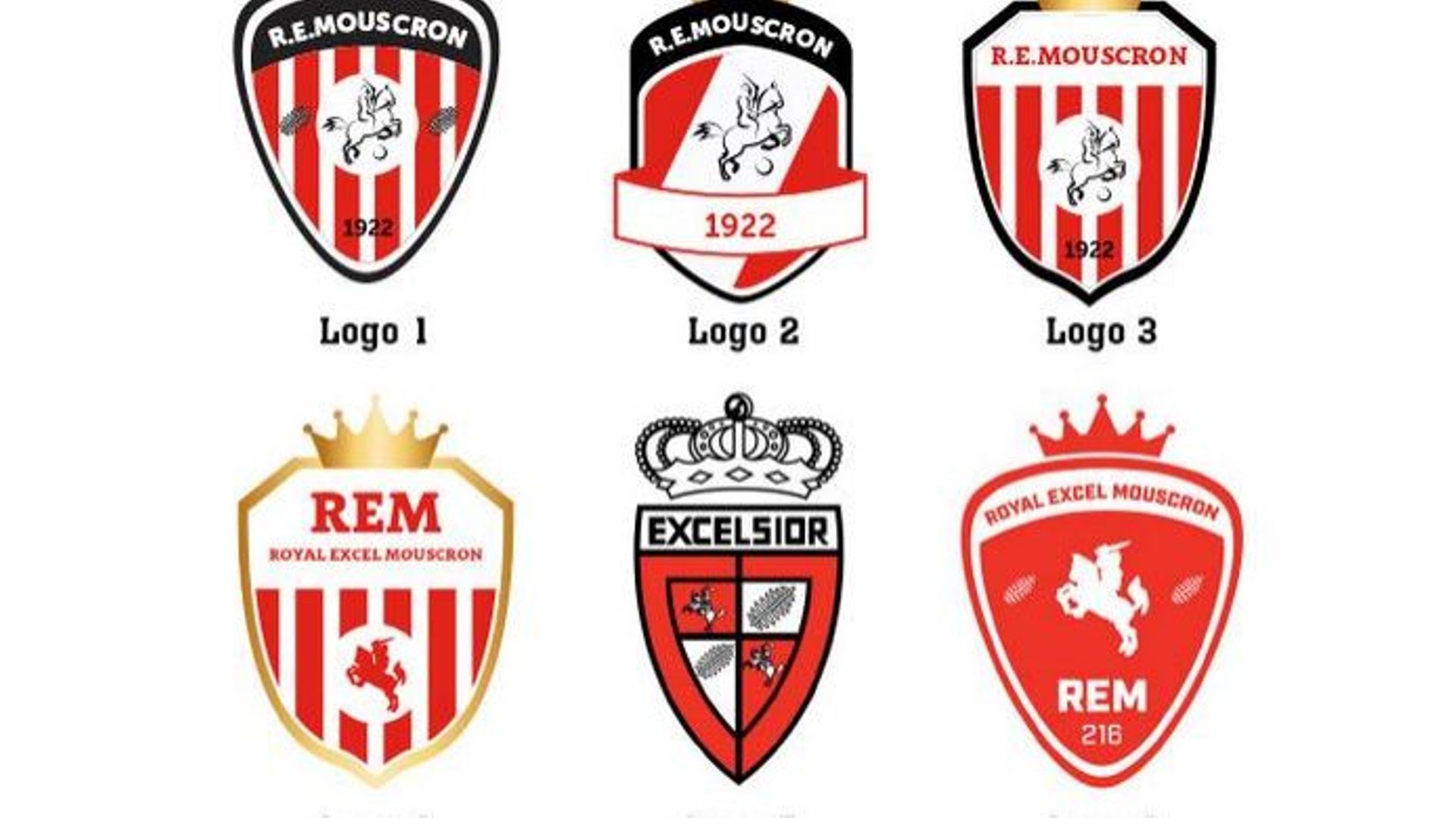 Mouscron consulte ses fans pour le nouveau logo et le nouveau maillot ...