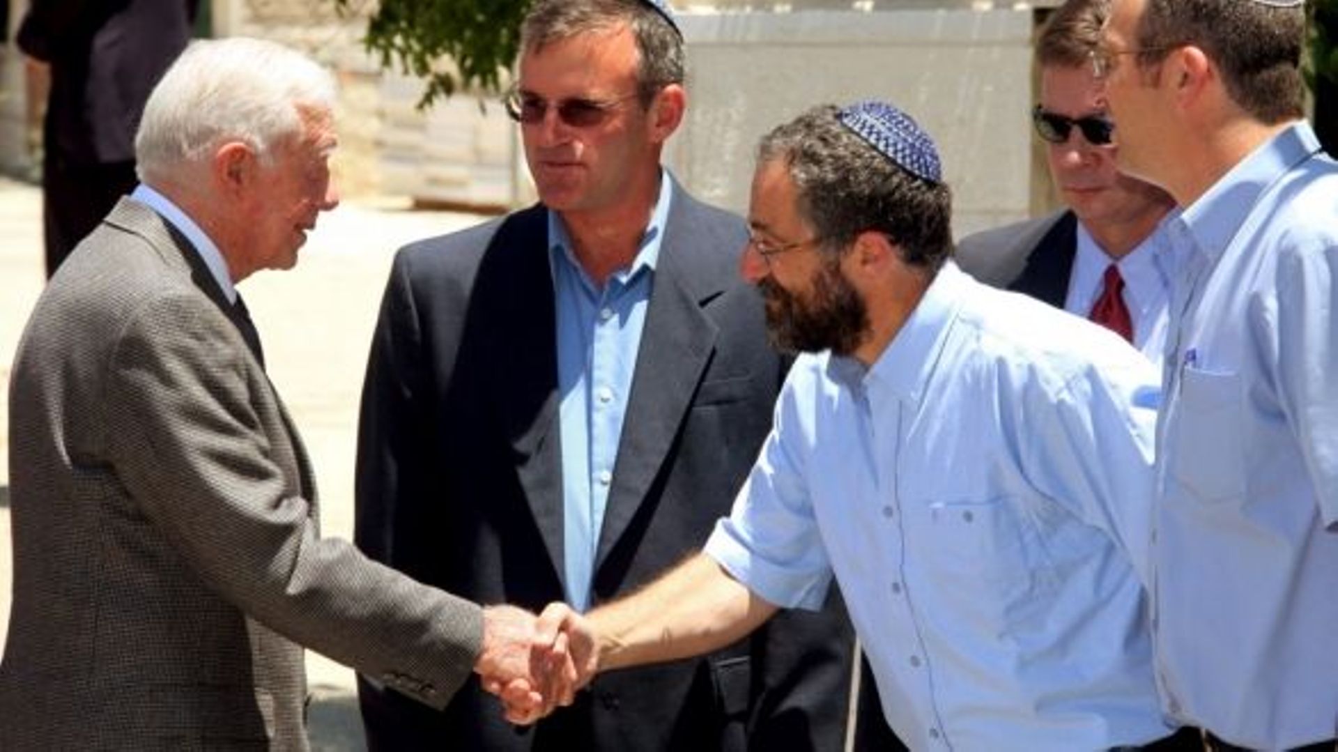 L'ancien président américain Jimmy Carter à Gaza - RTBF Actus