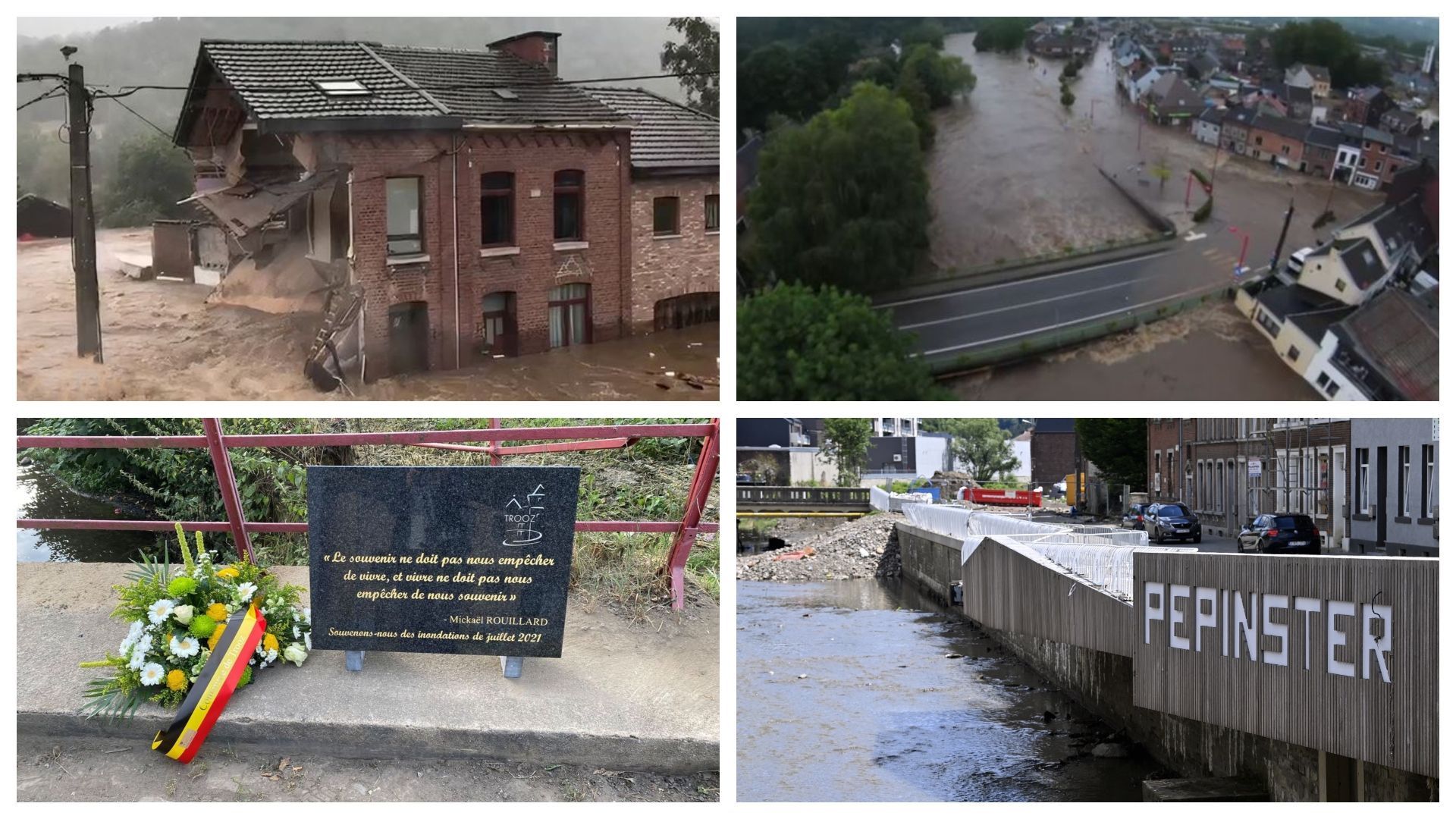 Les inondations, c'était il y a trois ans : différents hommages sont ...