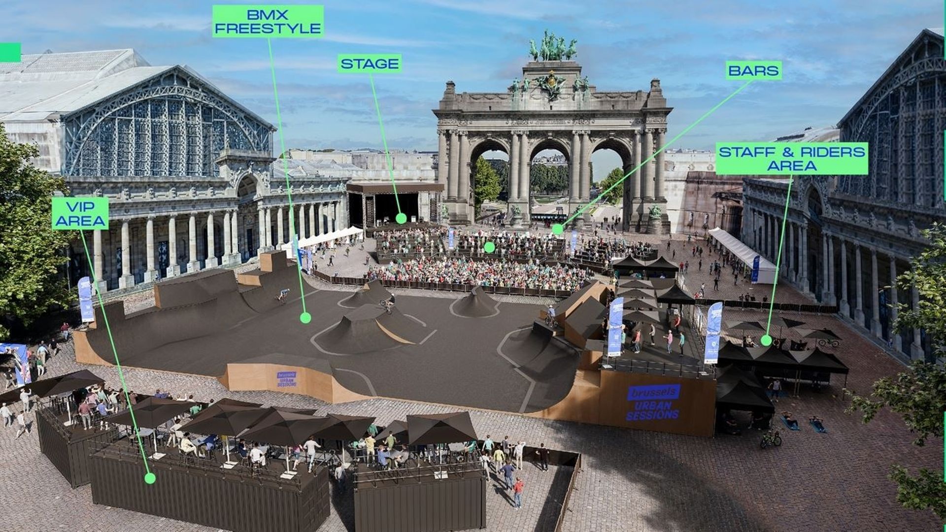 Les Brussels Urban Sessions déménagent au Cinquantenaire pour leur ...