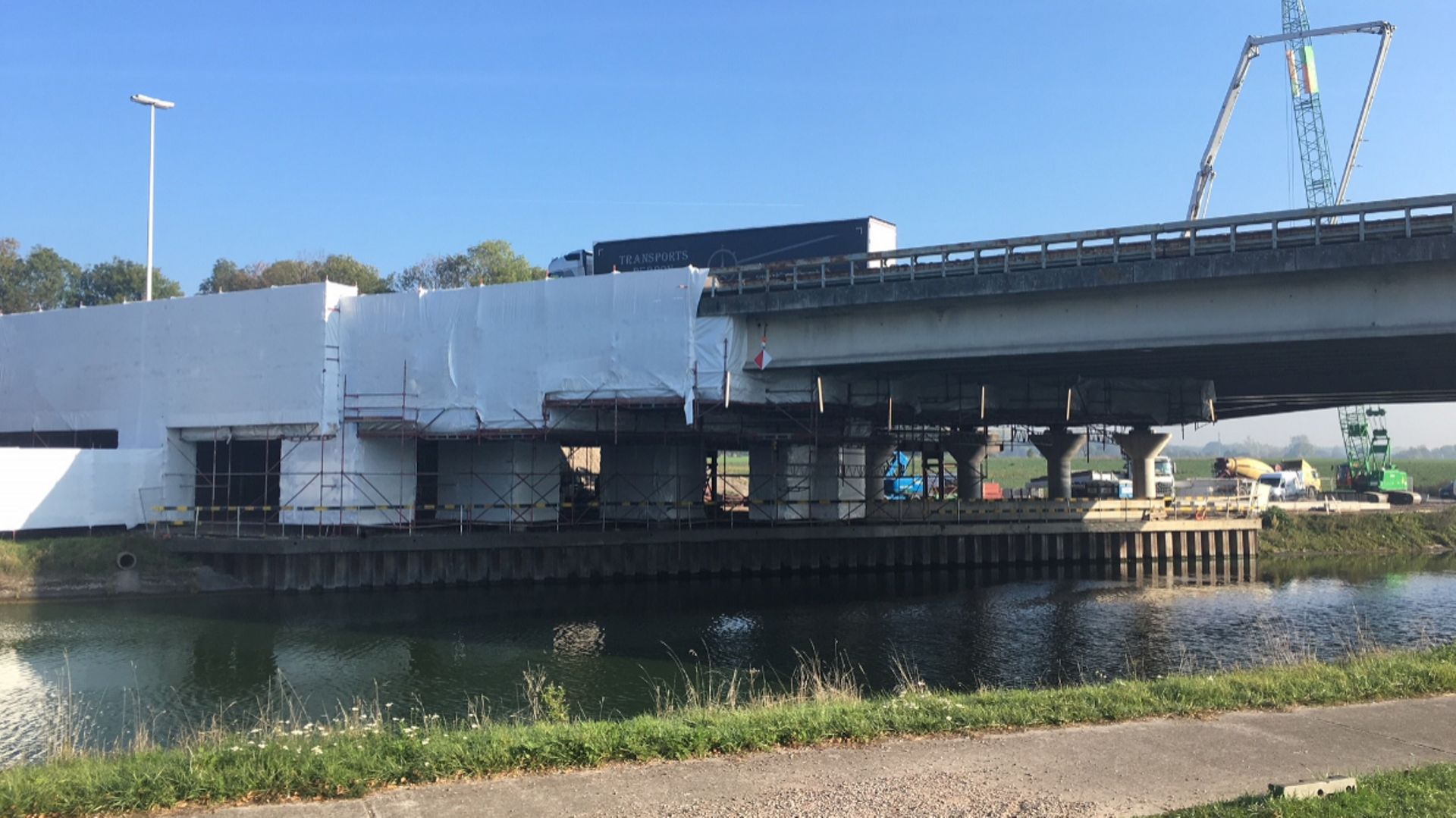 Les travaux du pont de Pommeroeul (E42) entreront bientôt dans leur ...