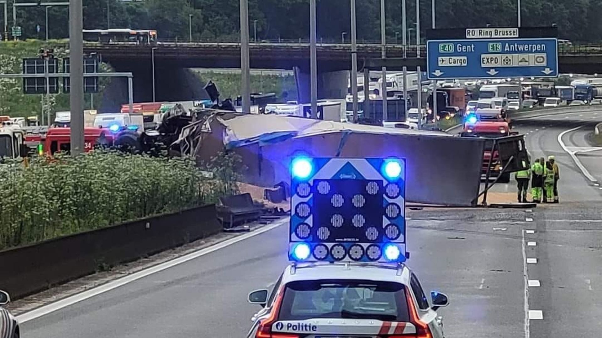 Un accident provoque de gros embarras de circulation sur le ring de ...
