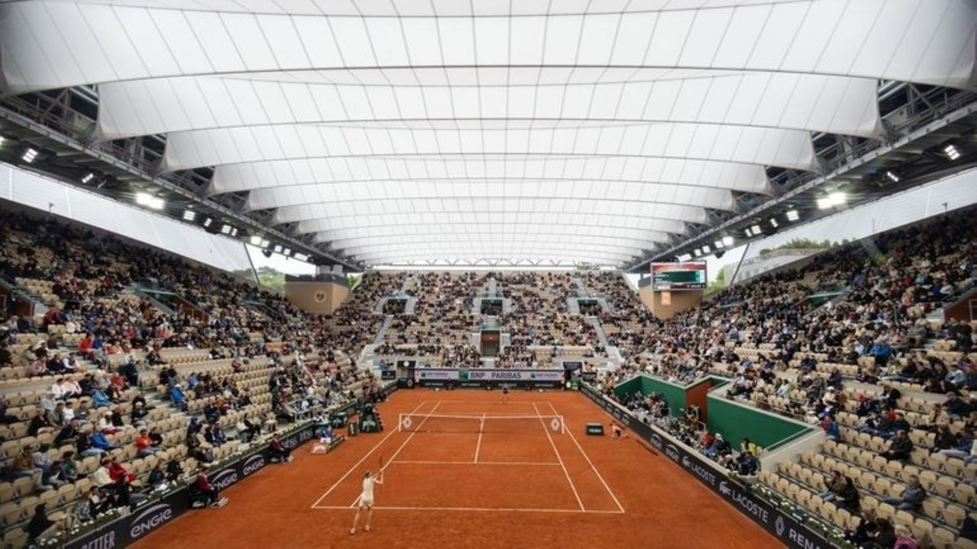 Le nouveau toit du court Suzanne Lenglen : 33 millions d’euros, 1000 ...