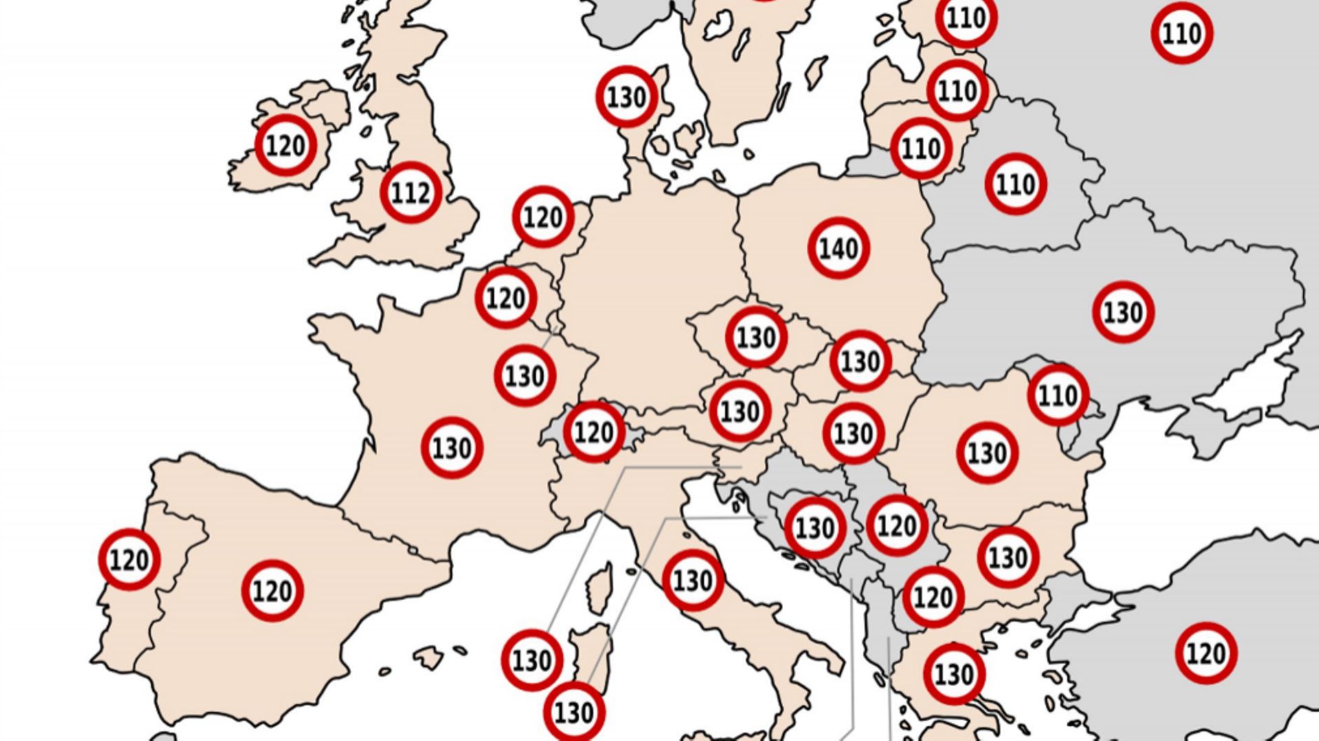 Pas de limitation de vitesse générale sur les autoroutes allemandes ...